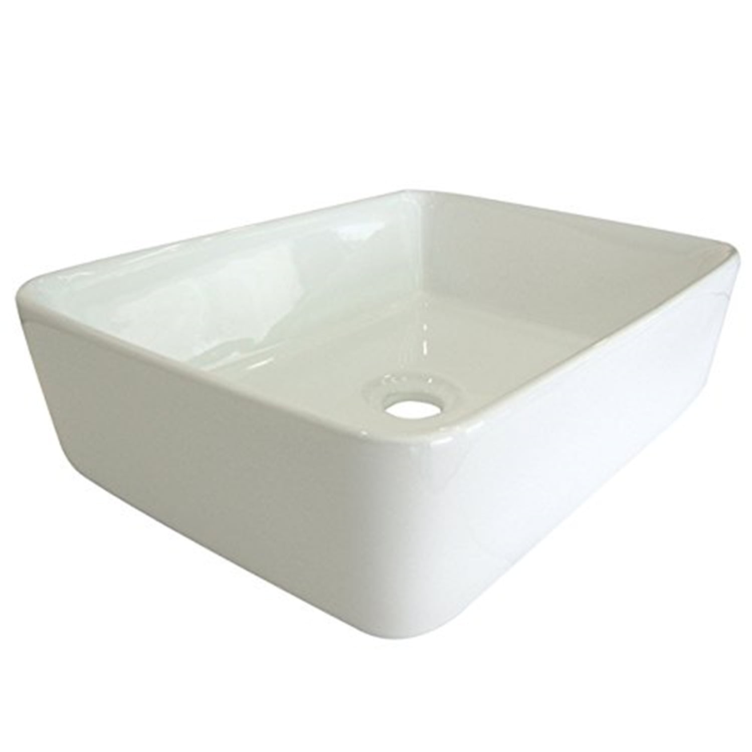 Kingston Brass EV5102 French Petite Vitreous China Vessel Sink ...