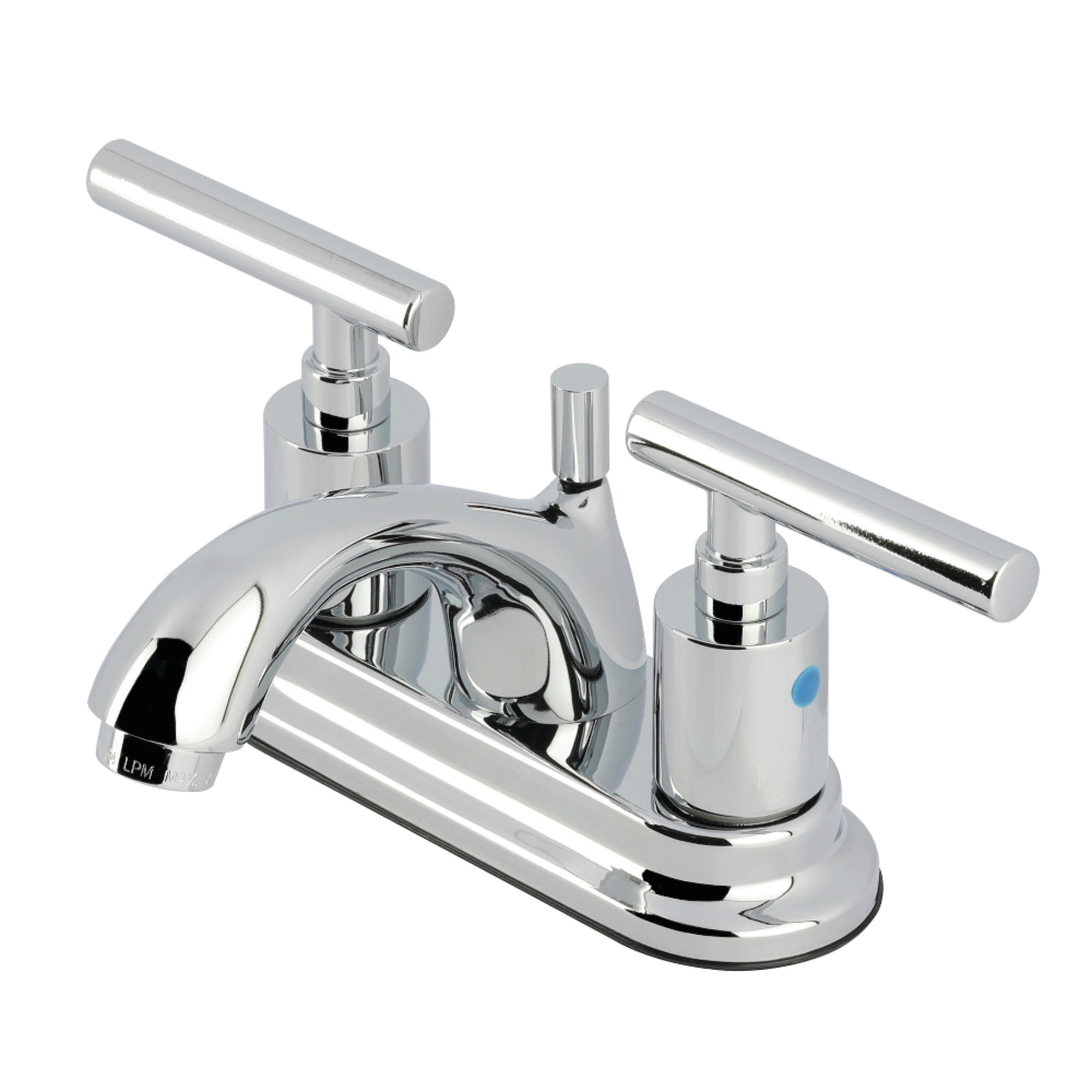 Kingston Brass FB2601CML Manhattan Double-Handle 4" Centerset Bathroom ...
