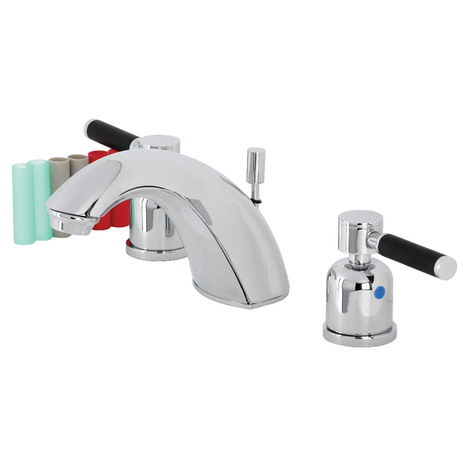 Kingston Brass FB8951DKL Kaiser Widespread Bathroom Faucet, Polished ...
