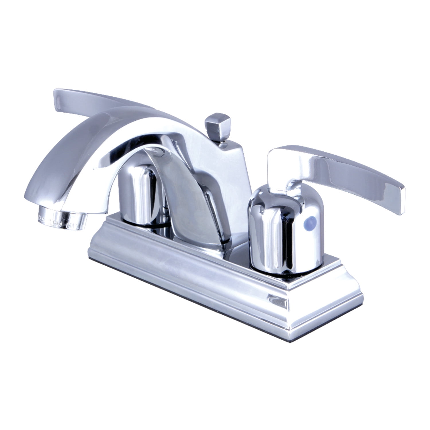 Kingston Brass FSC4641EFL Centurion 4 in. Centerset Bathroom Faucet ...