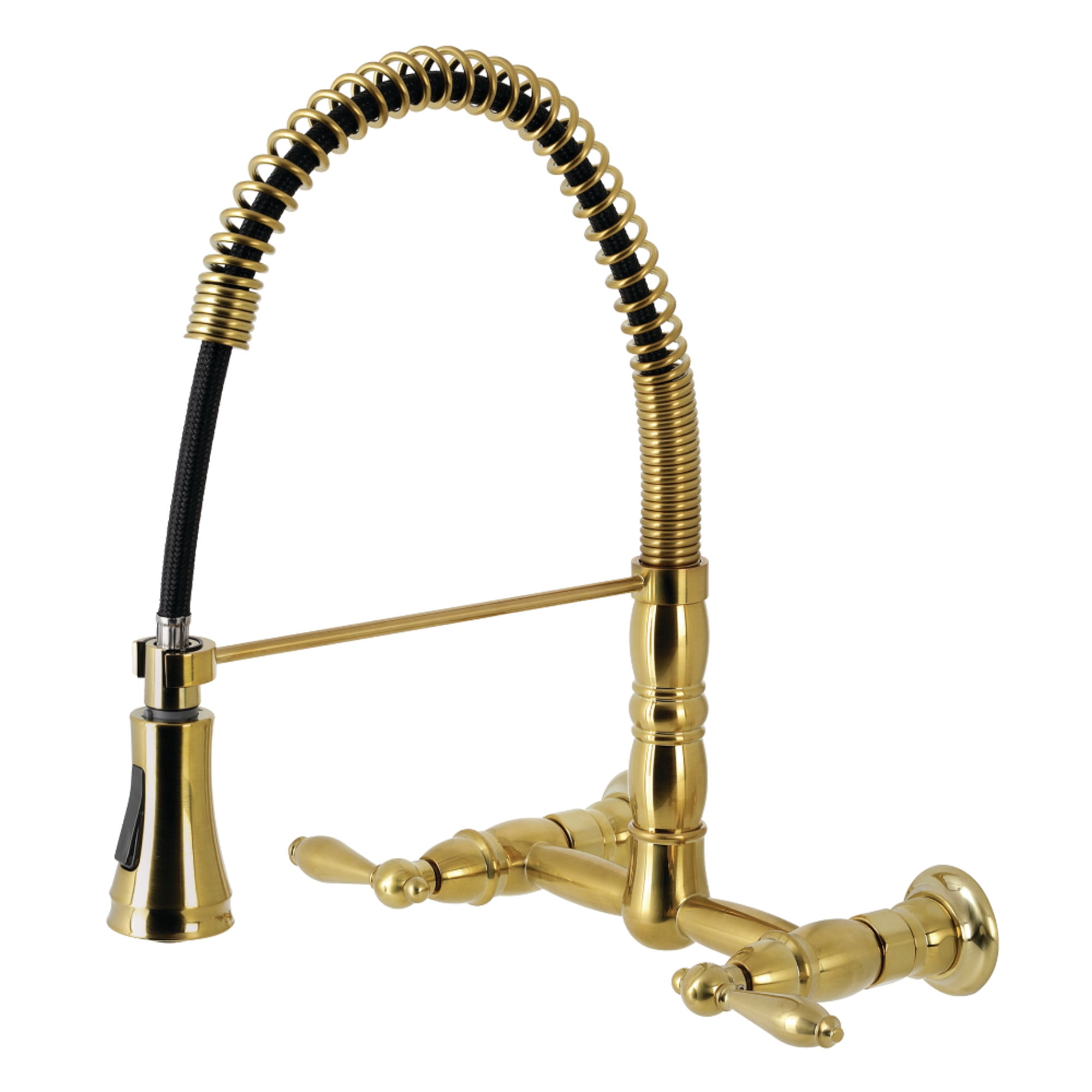 Kingston Brass GS1247AL Heritage Double-Handle 2-Hole Wall-Mount Pre ...