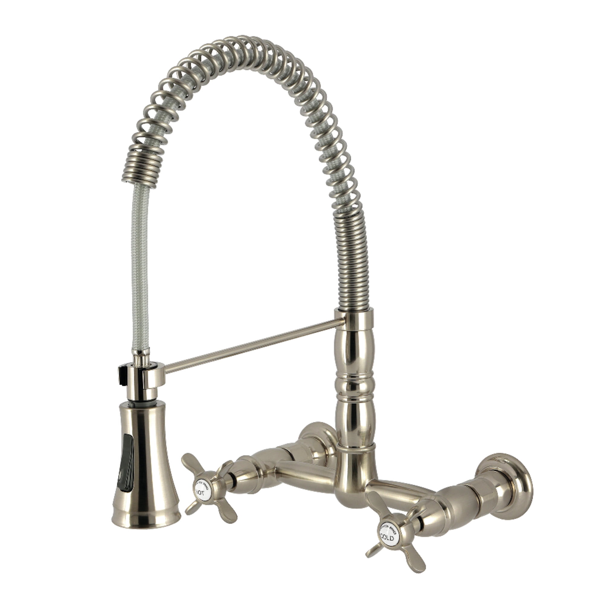Kingston Brass GS1248BEX Essex Double-Handle 2-Hole Wall-Mount Pre ...