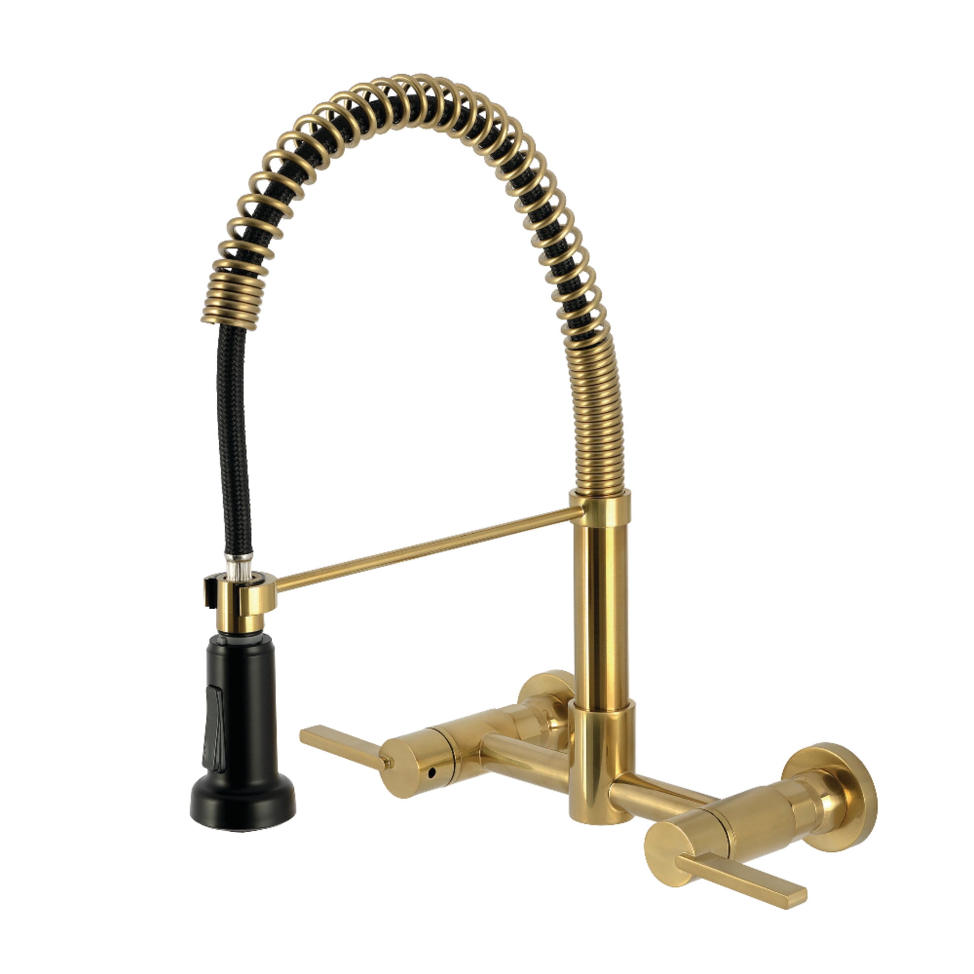 Kingston Brass GS8187CTL Continental Double-Handle 2-Hole Wall-Mount ...