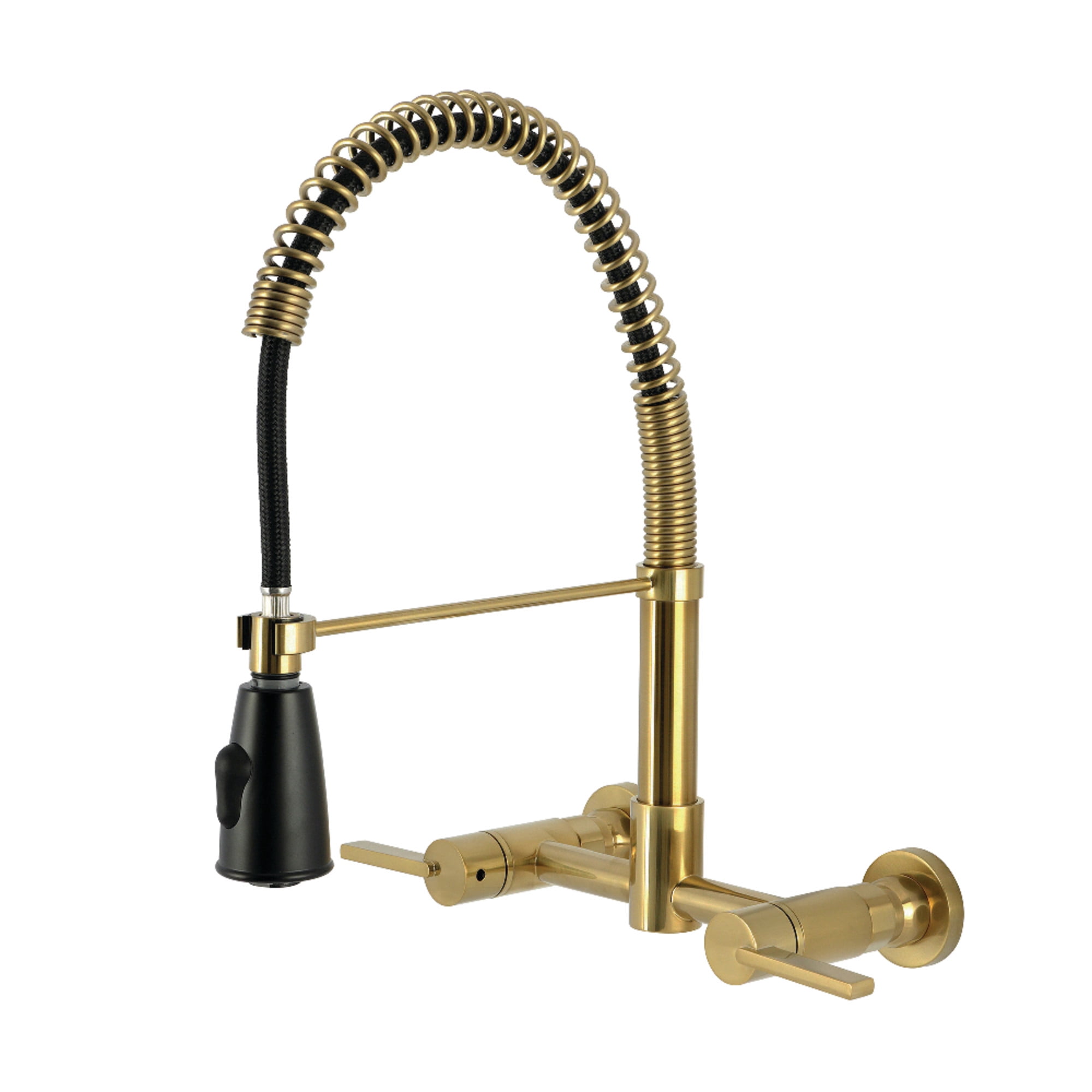 Kingston Brass GS8287CTL Continental Double-Handle 2-Hole Wall-Mount ...
