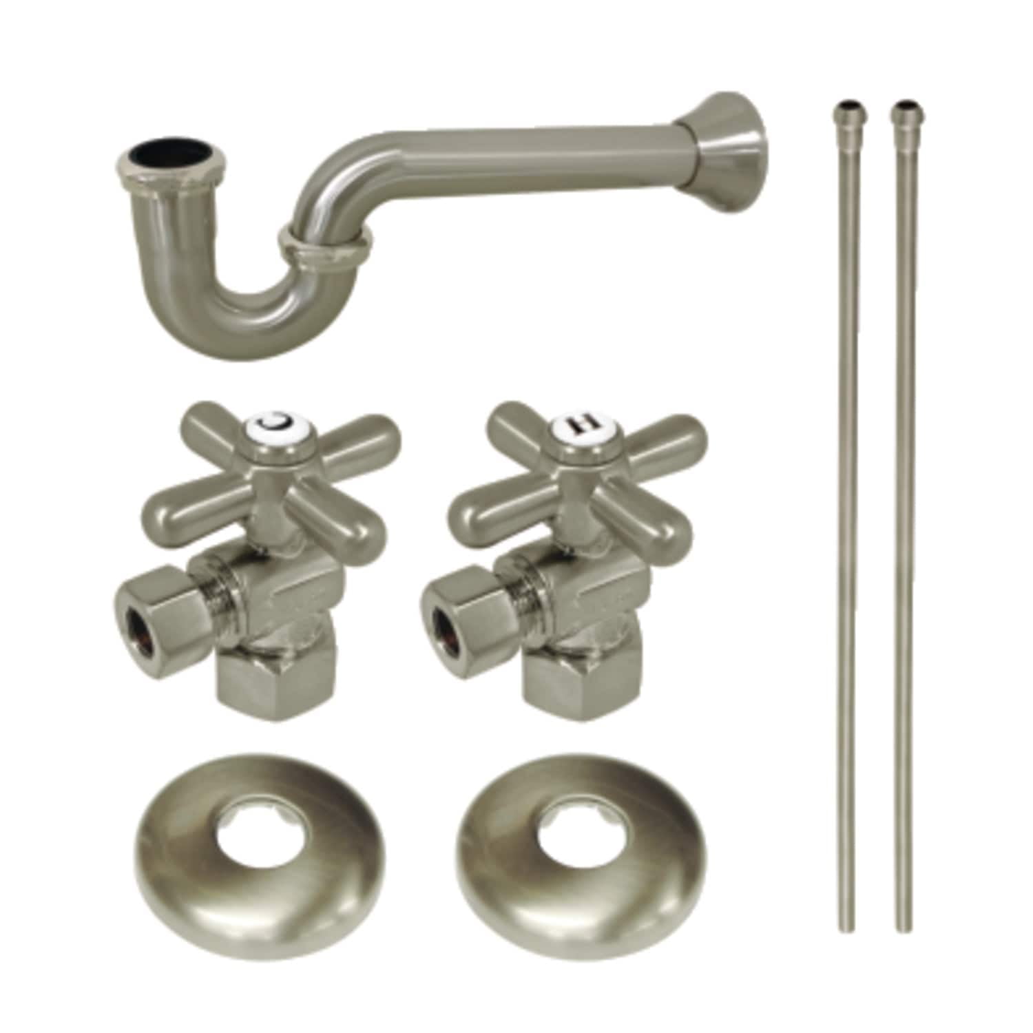 Kingston Brass Gourmet Scape Plumbing Supply Kit with 1-1/2" P-Trap - 1 ...