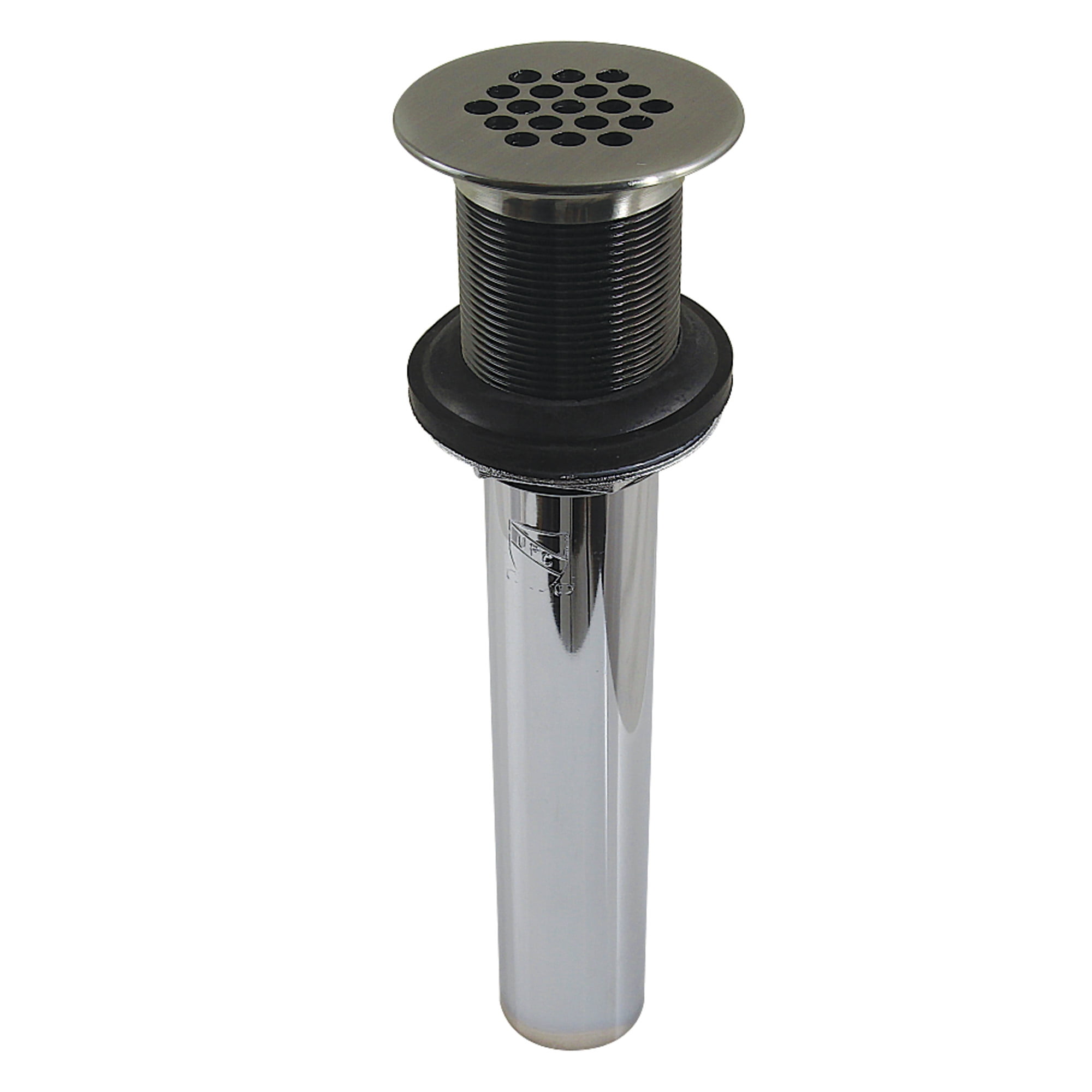 Kingston Brass KB400VN Grid Drain without Overflow, 17 Gauge, Black ...