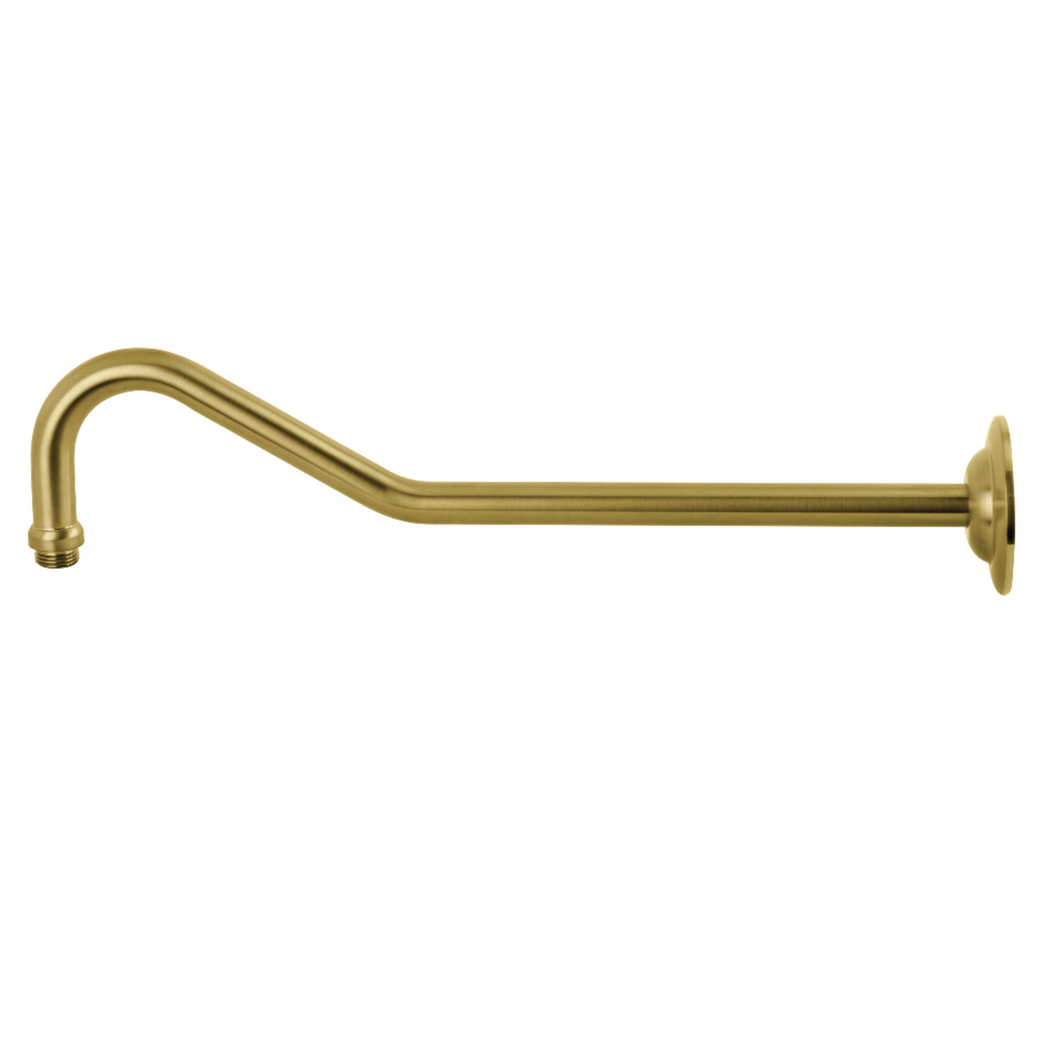 Kingston Brass K117C7 Shower Scape 17" Shower Arm, Brushed Brass ...
