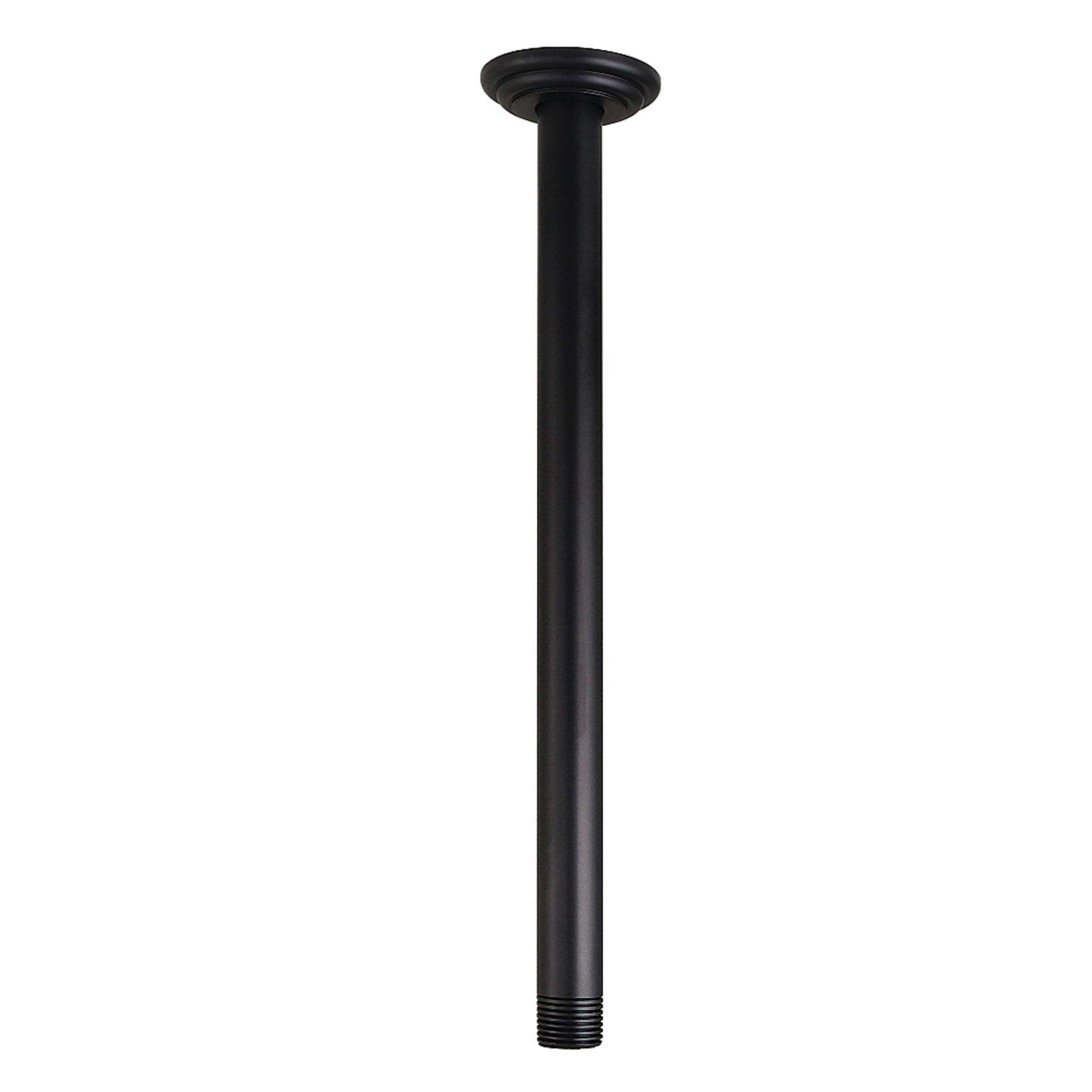Kingston Brass K211C0 12" Rain Drop Ceiling Mount Shower Arm with Round ...