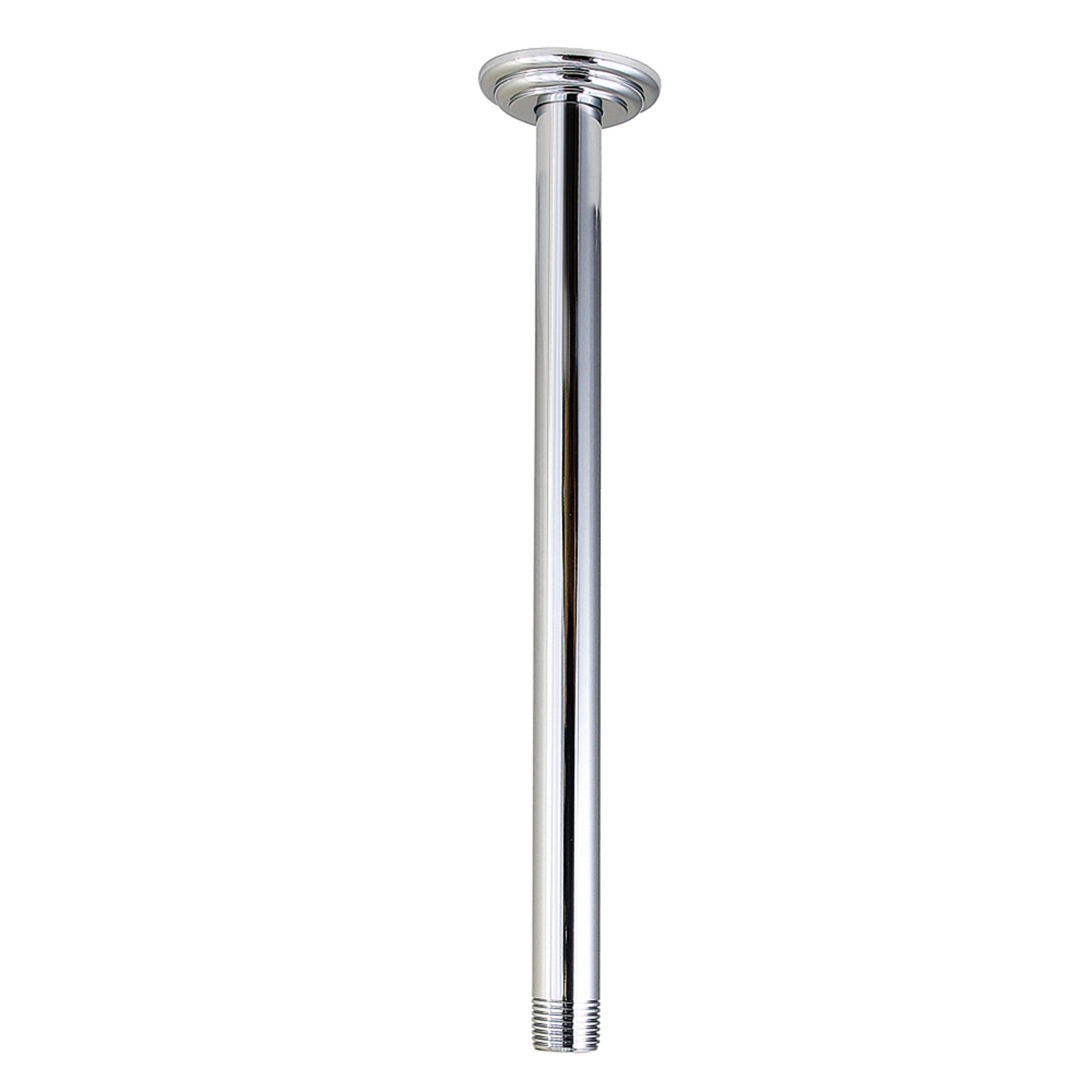 Kingston Brass K211C1 12" Rain Drop Ceiling Mount Shower Arm with Round ...