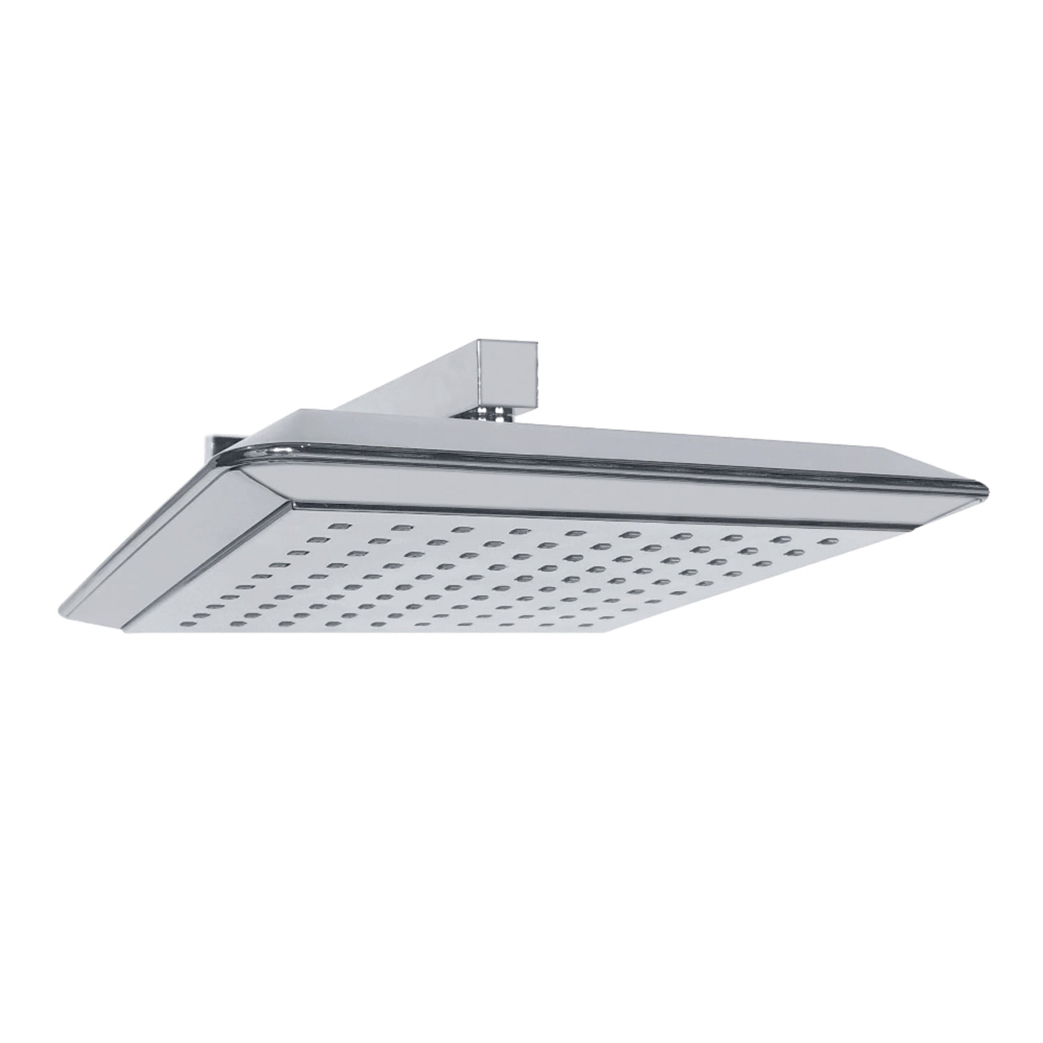 Kingston Brass K251A1CK Shower Scape 9-5/8" Square Shower Head with ...