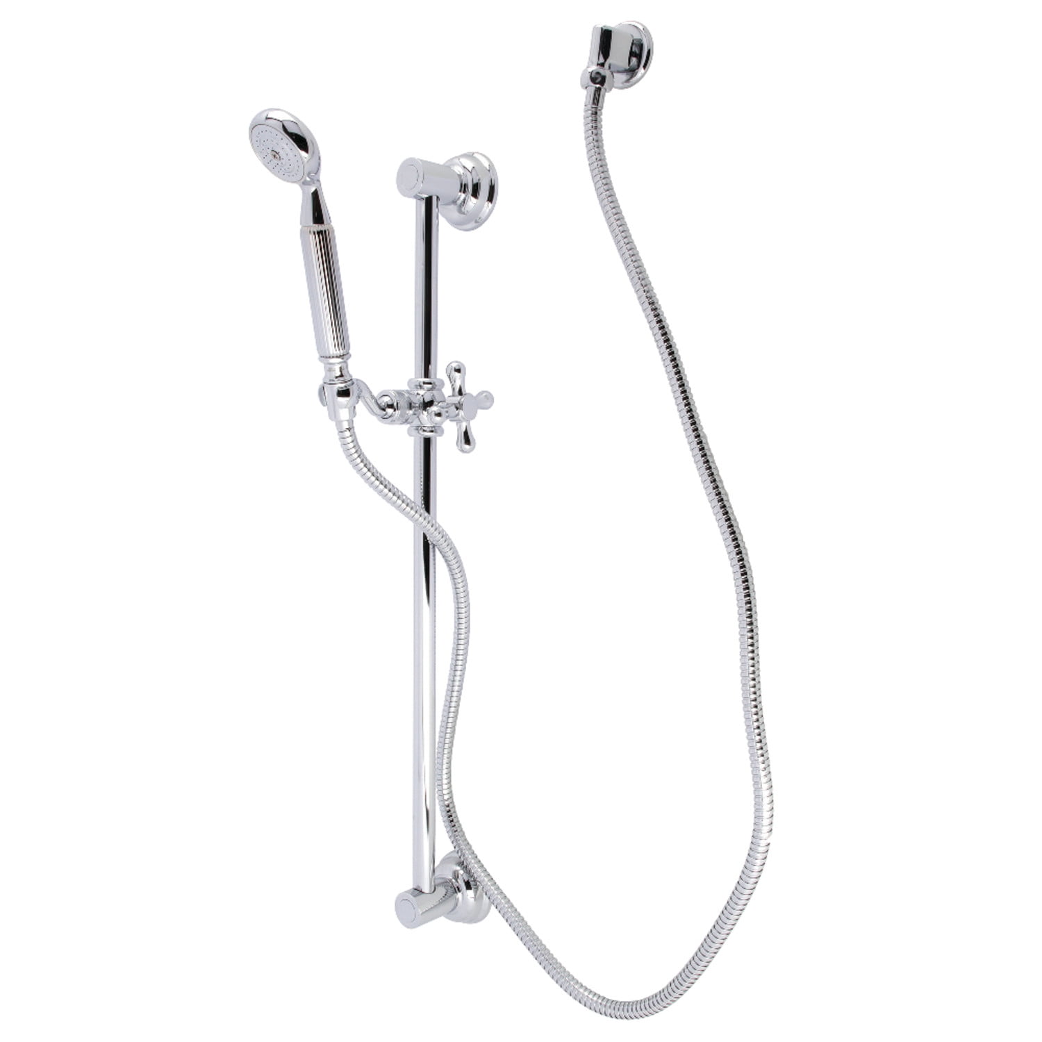 Kingston Brass KAK3421W1 Shower Combo, Polished Chrome - Walmart.com