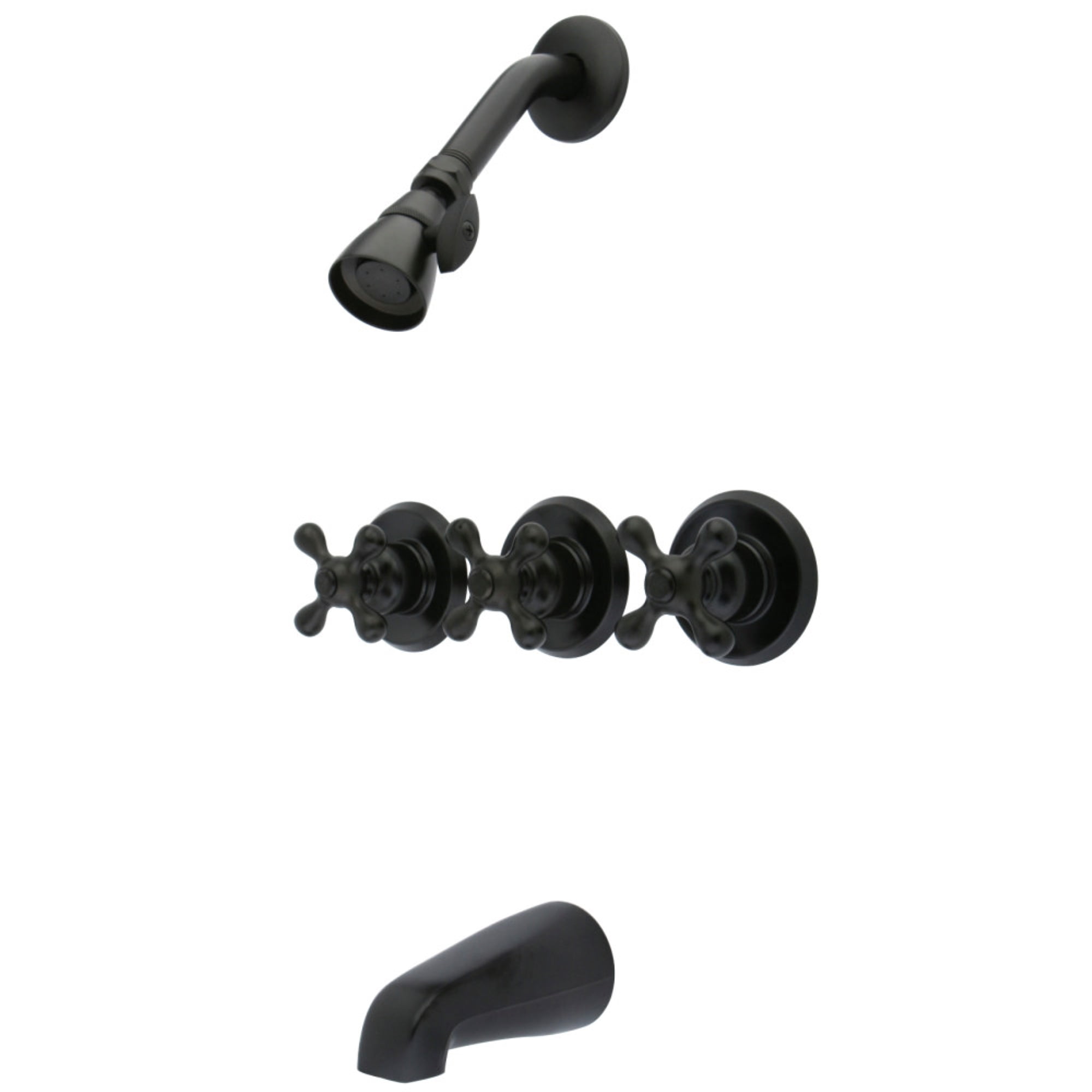 Kingston Brass KB235AX Tub and Shower Faucet, Oil Rubbed Bronze ...