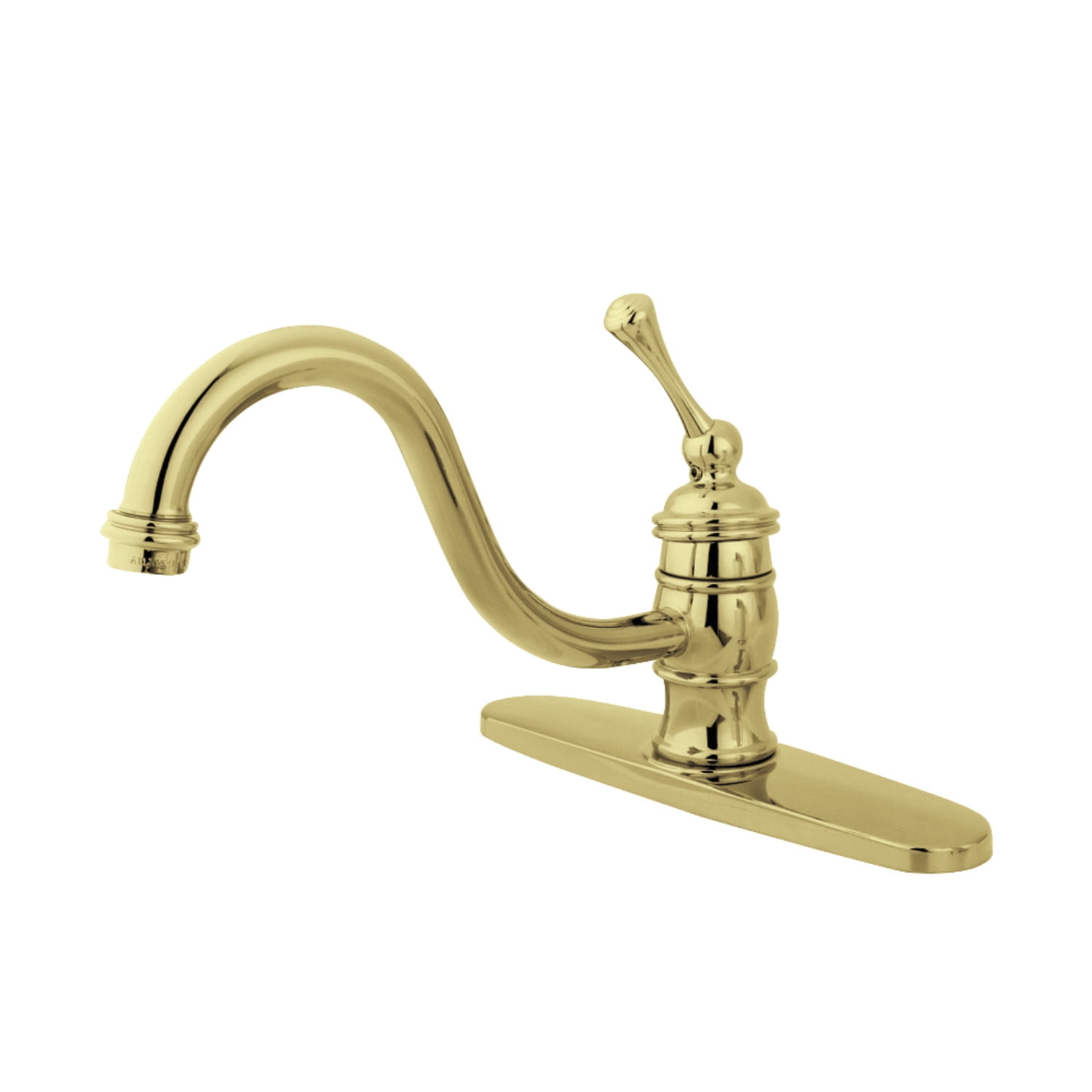 Kingston Brass KB3572BLLS 8-Inch Centerset Kitchen Faucet, Polished ...