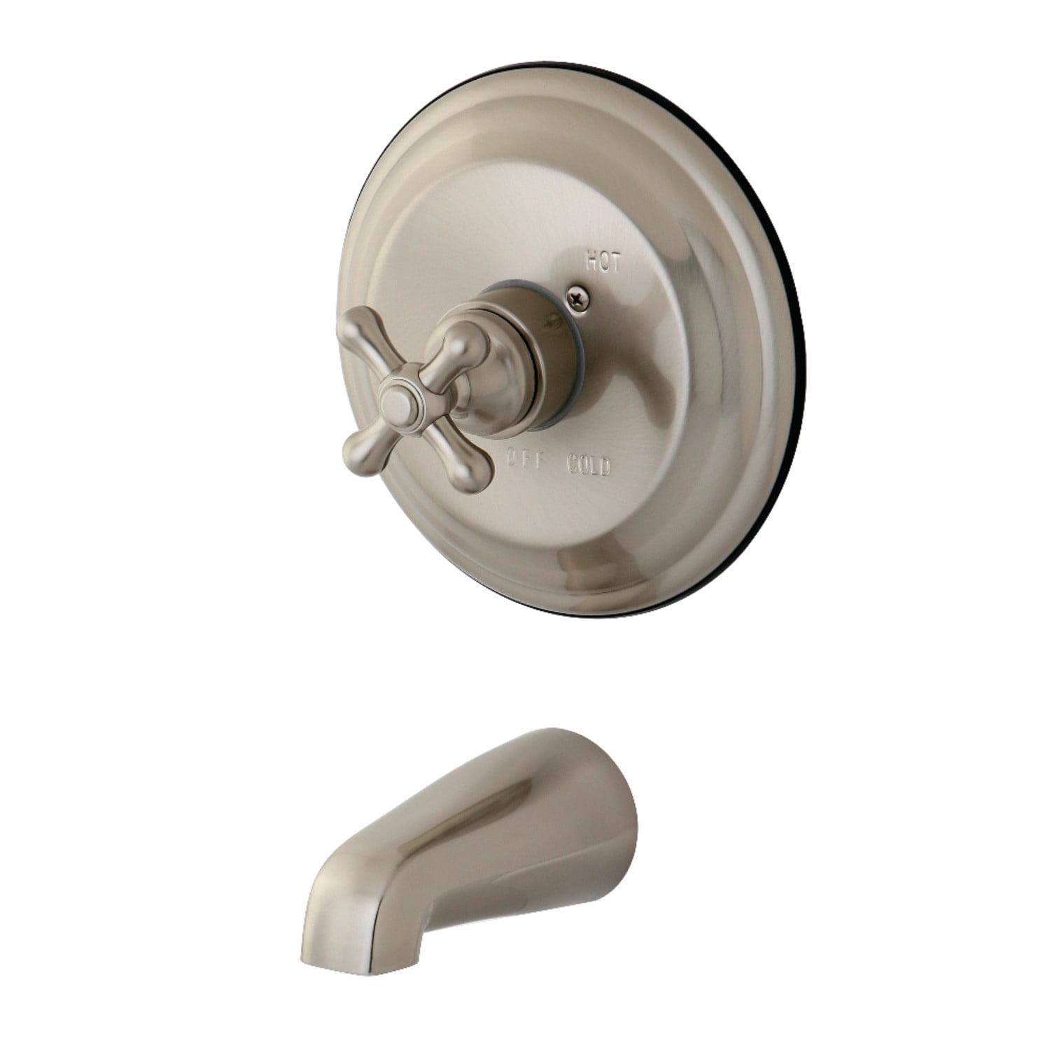 Kingston Brass KB3638AXTO Tub Only, Brushed Nickel - Walmart.com