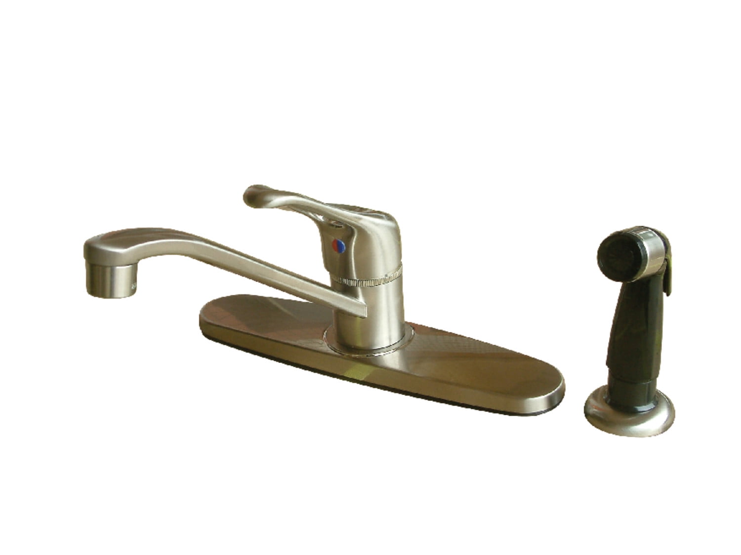 Kingston Brass Kb562sn Wyndham Single Handle Centerset Kitchen Faucet
