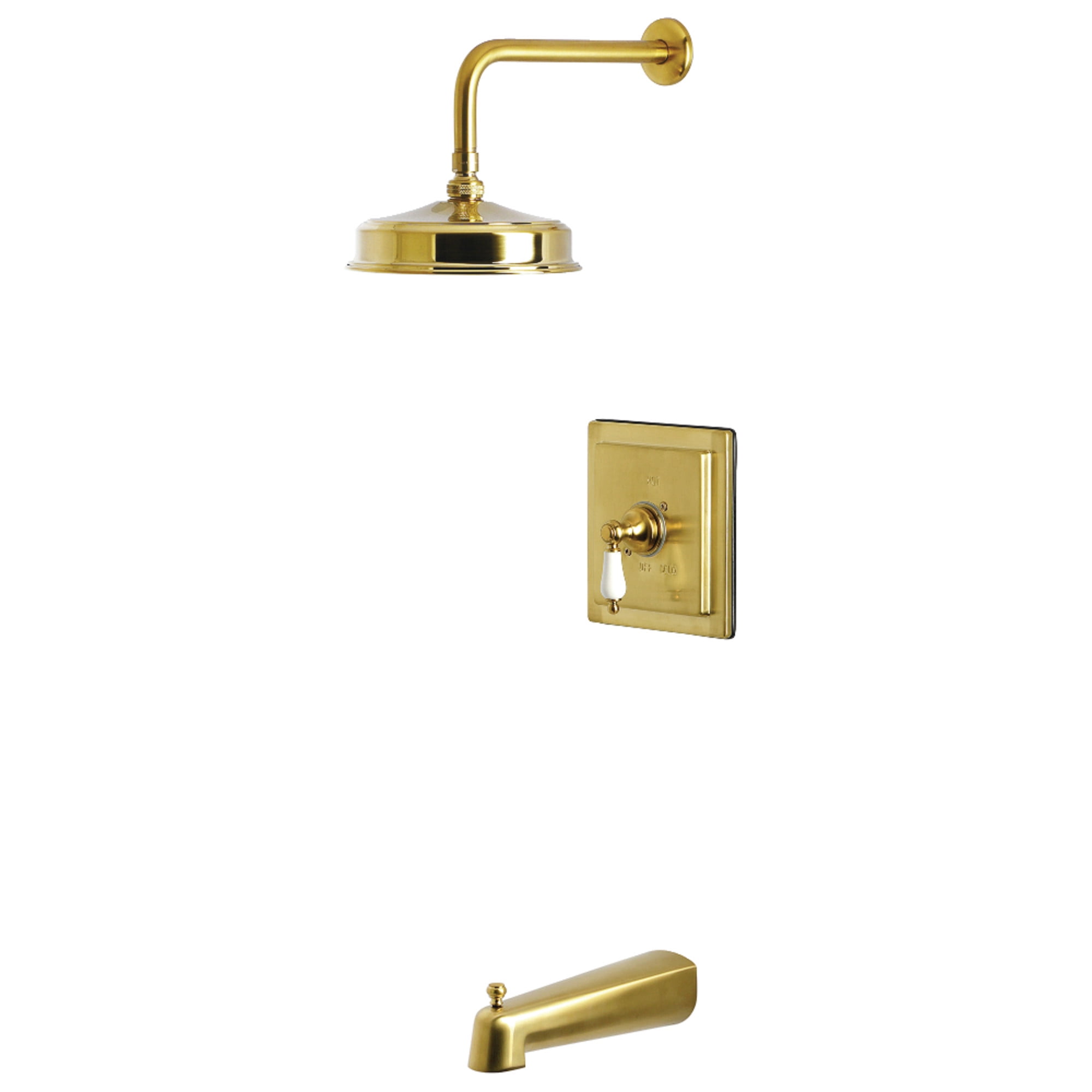 Kingston Brass KB5897PL Demure Single-Handle Pressure Balanced Tub and ...
