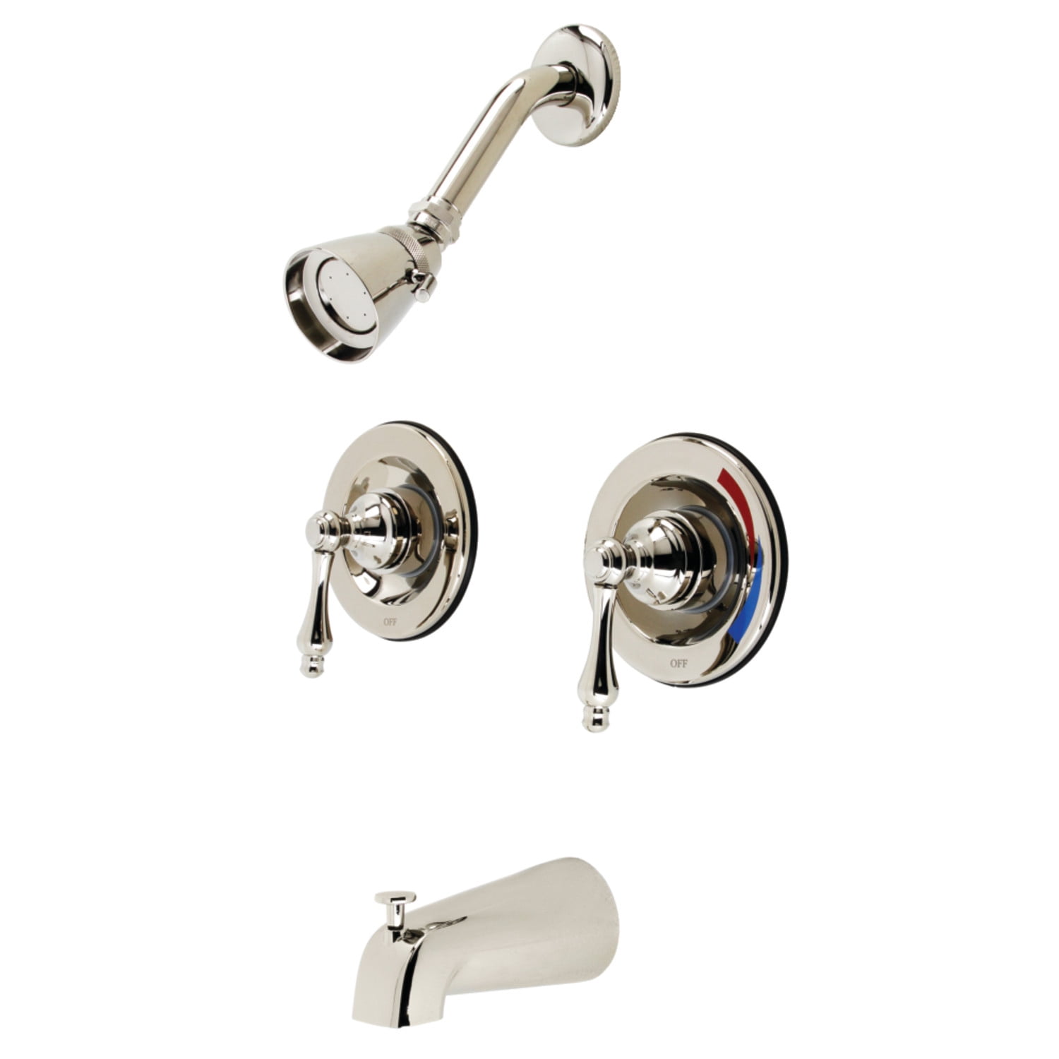 Kingston Brass KB666AL Vintage Pressure Balanced Two-Handle Tub and ...
