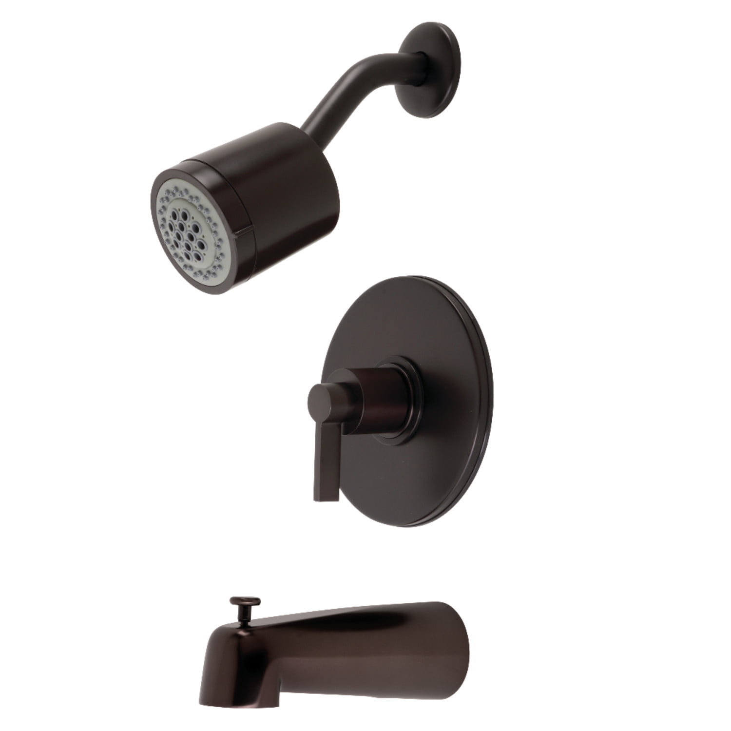 Kingston Brass KB6695NDL NuvoFusion Single-Handle Tub and Shower Faucet ...