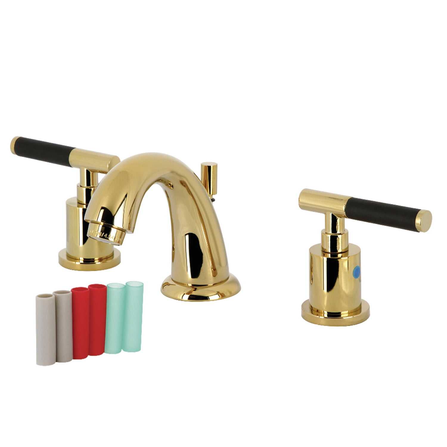 Kingston Brass KB8912CKL Kaiser Widespread Bathroom Faucets with Pop-Up ...