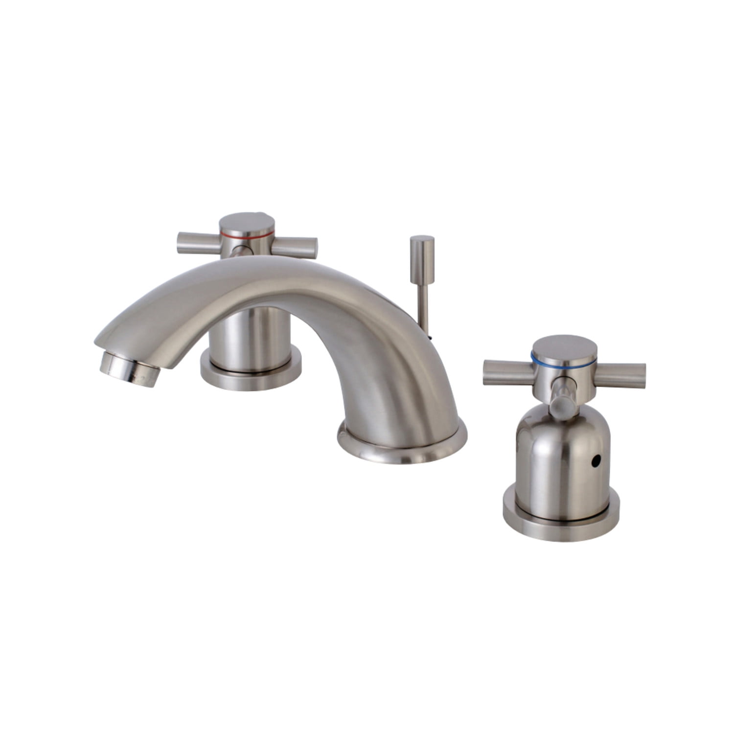 Kingston Brass KB8968DX 8 in. Widespread Bathroom Faucet, Brushed ...