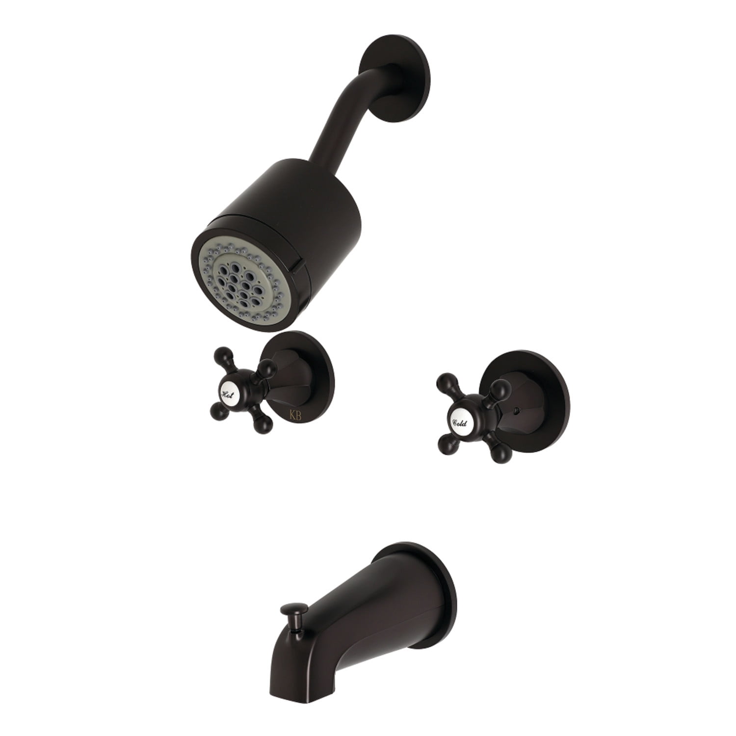 Kingston Brass KBX8145BX Metropolitan Two-Handle Tub and Shower Faucet ...