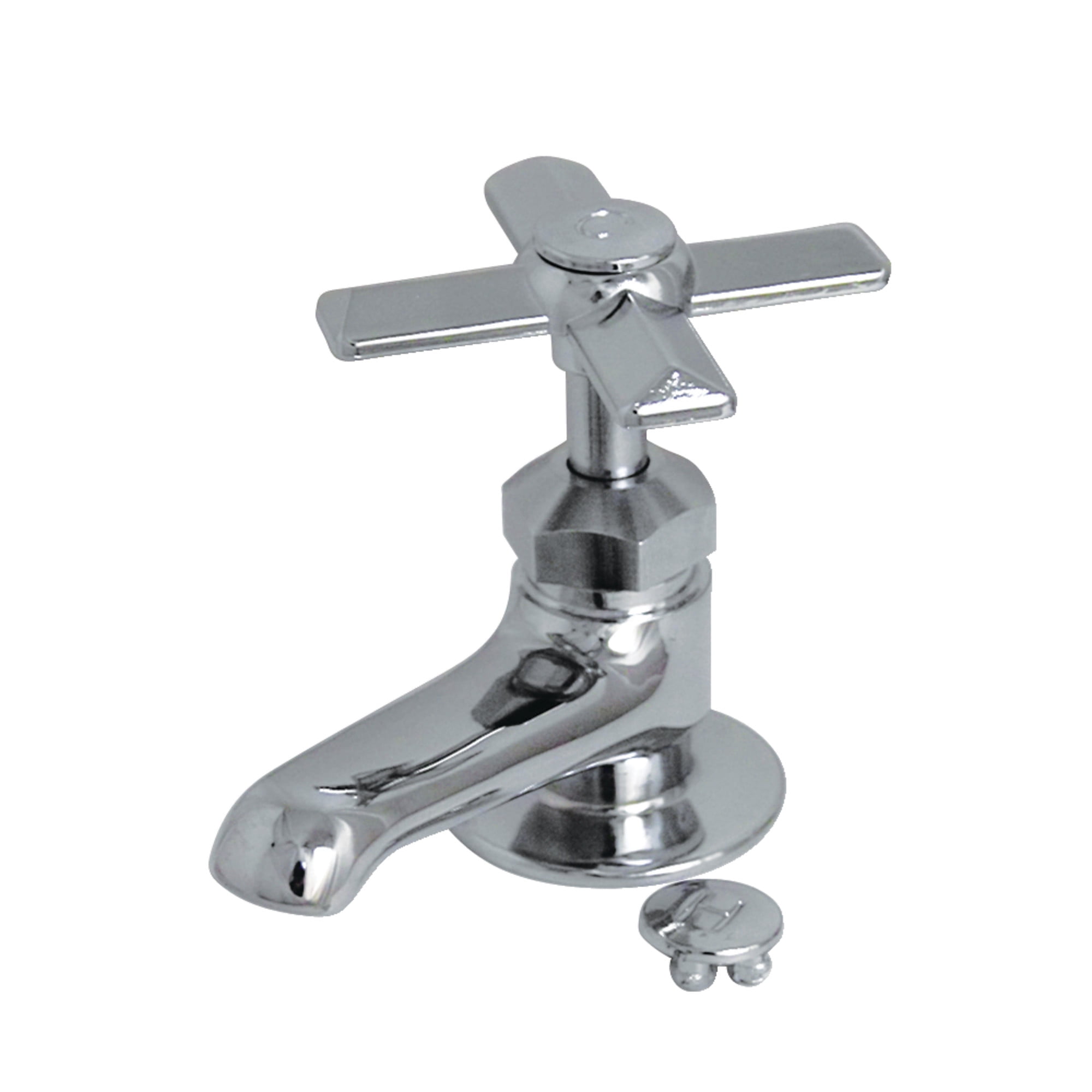 Kingston Brass KF201 Compression Basin Tap Faucet, Polished Chrome ...