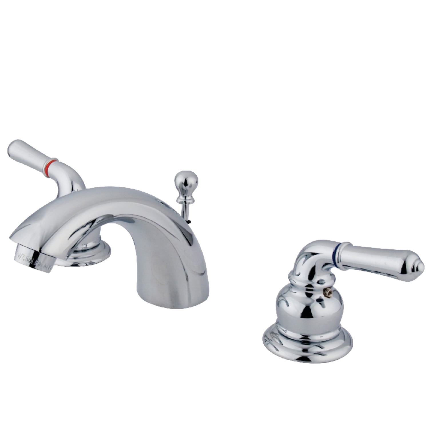 Kingston Brass KS2951 Mini-Widespread Bathroom Faucet, Polished Chrome ...