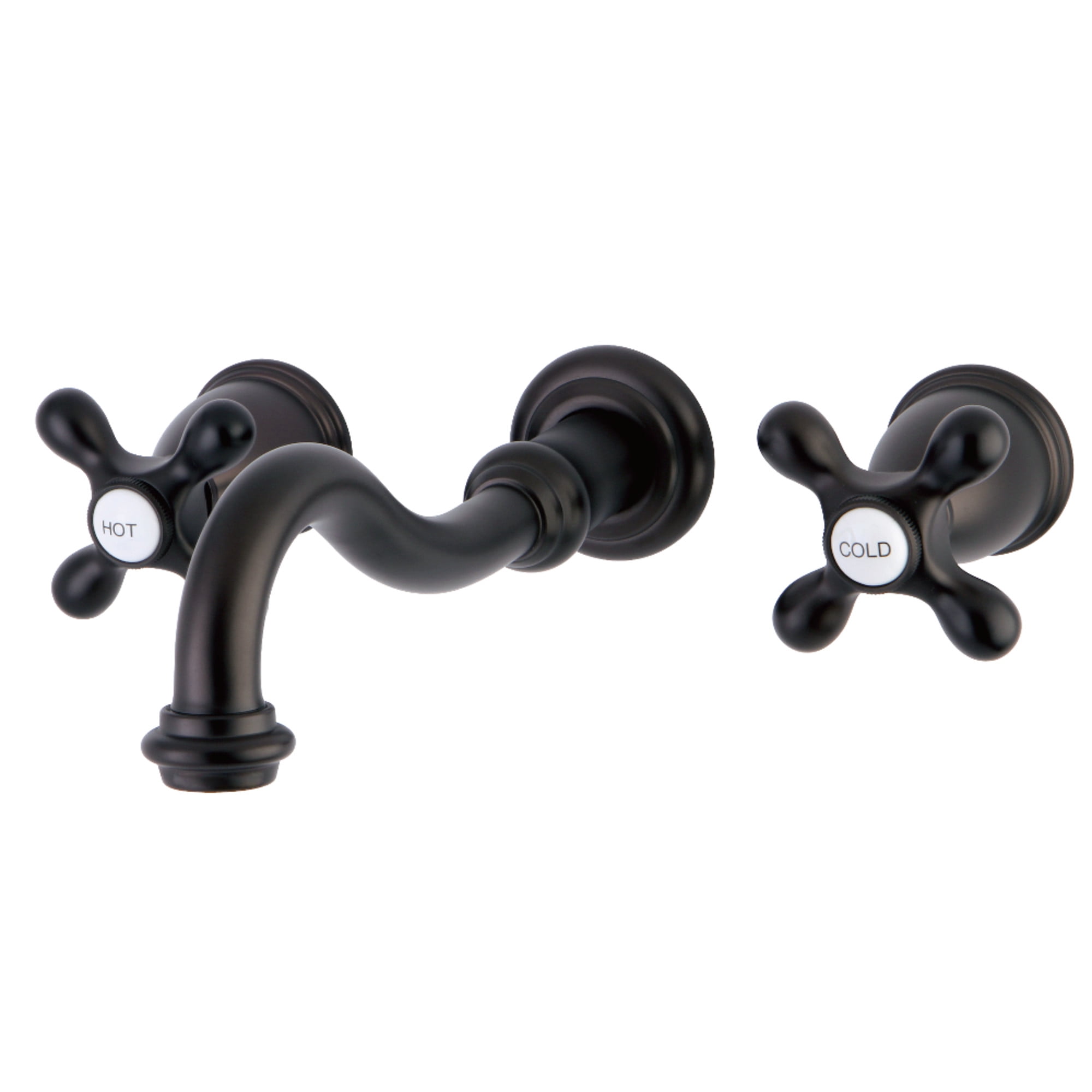 Kingston Brass KS3025AX Restoration Two-Handle Wall Mount Roman Tub ...