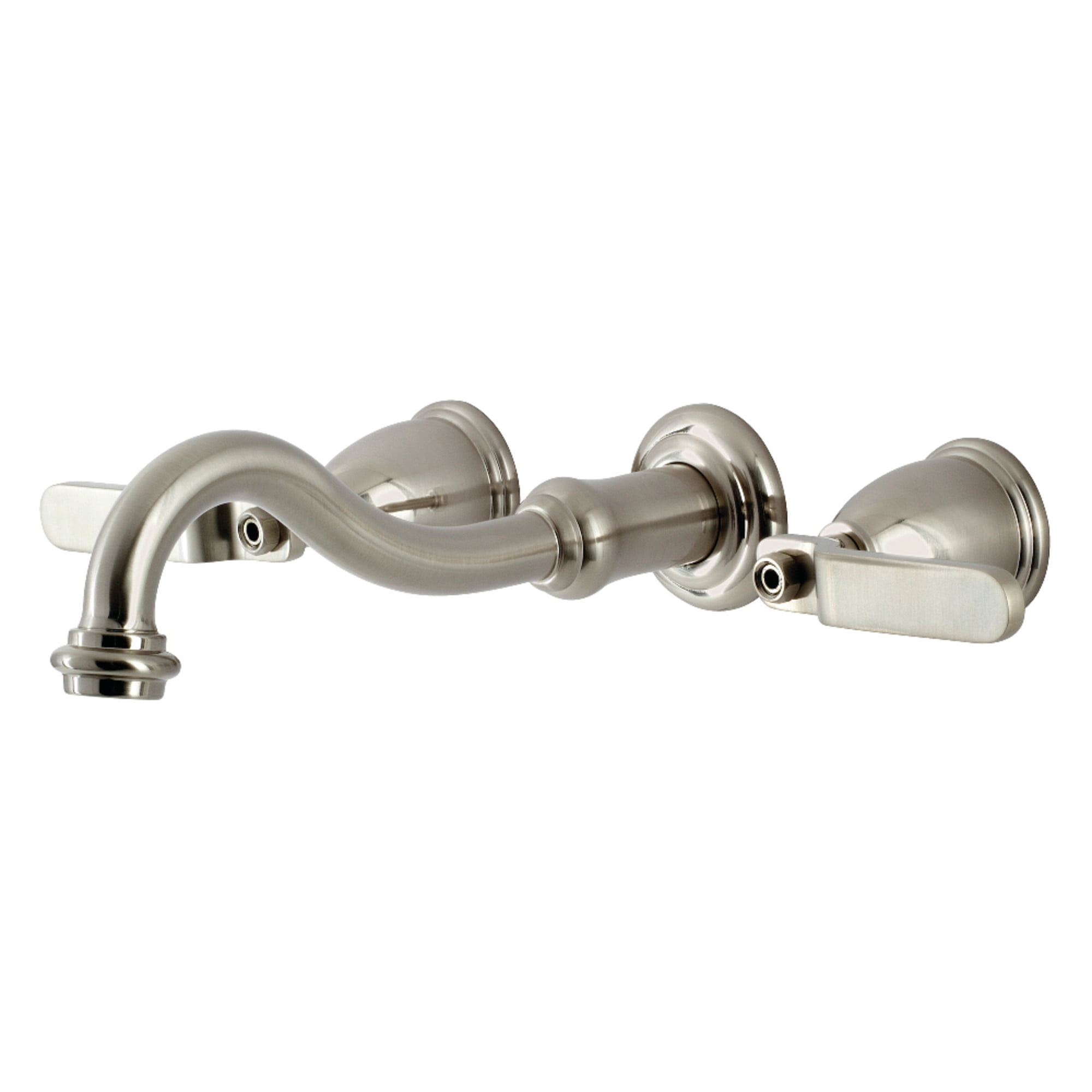 Kingston Brass KS3028KL Whitaker Two-Handle Wall Mount Roman Tub Faucet ...