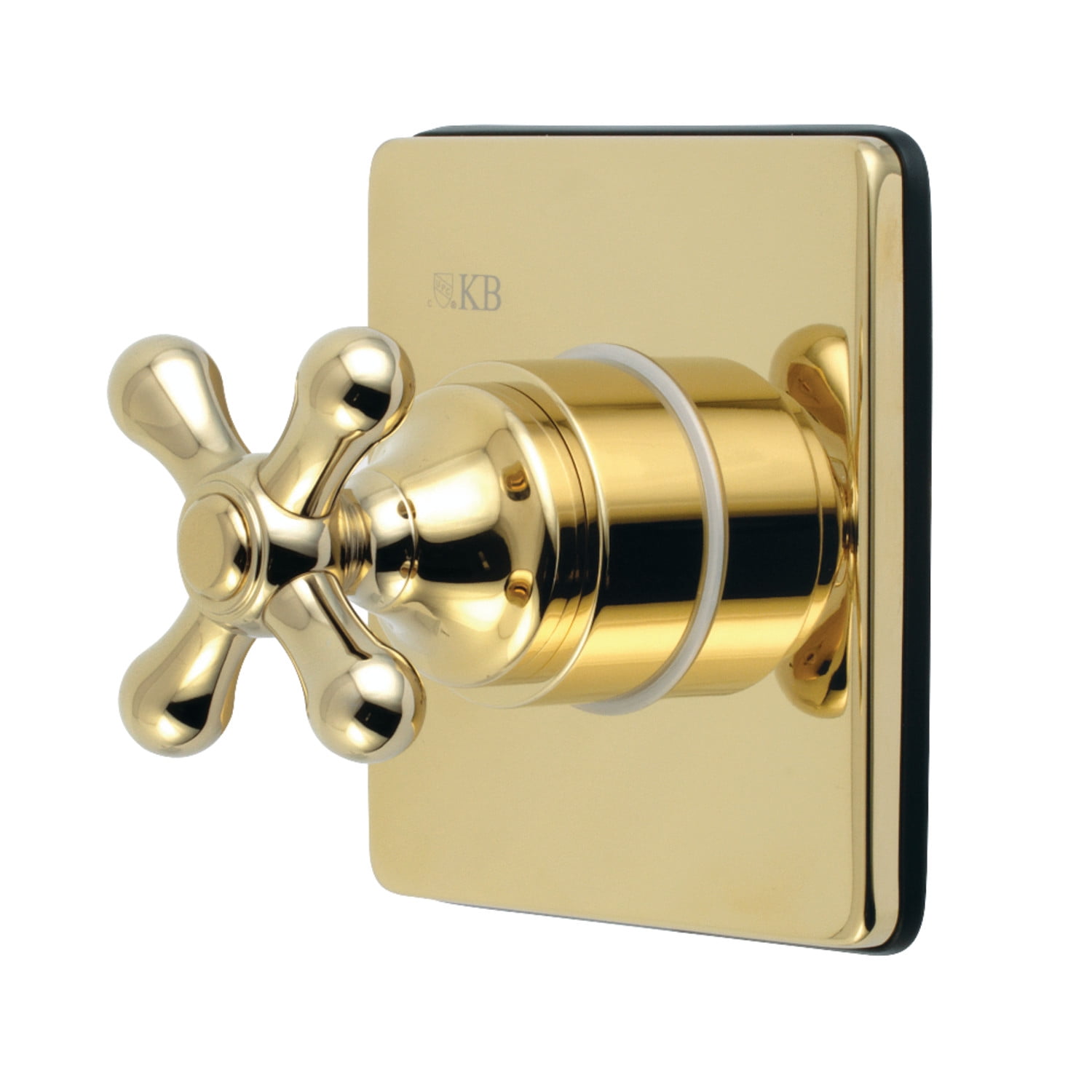 Kingston Brass KS3042AX 3-Way Diverter Valve with Trim Kit, Polished ...