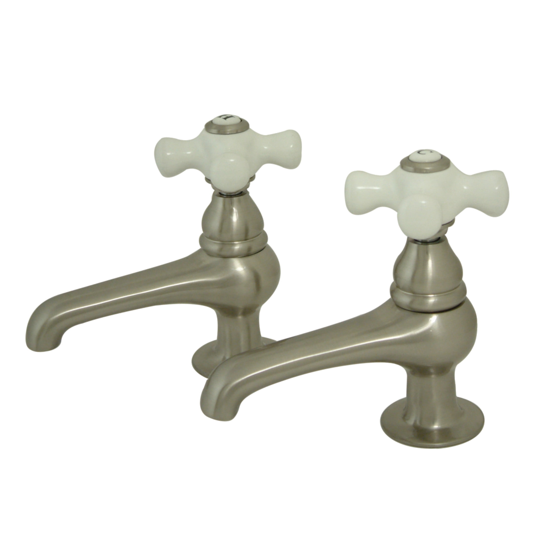 Kingston Brass KS3208PX Restoration Two-Handle Deck Mount Basin Tap ...