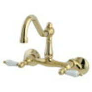 Kingston Brass KB1975TX 8 in. Widespread Bathroom Faucet, Oil Rubbed ...