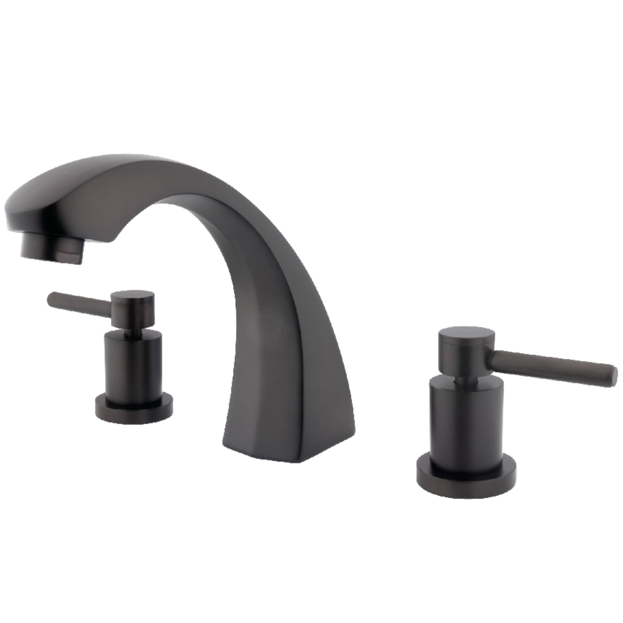 Kingston Brass KS4365DL Concord Two-Handle Deck Mount Roman Tub Faucet ...