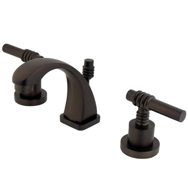 Kingston Brass Claremont Two Handle 4" to 8" Mini Widespread Lavatory ...