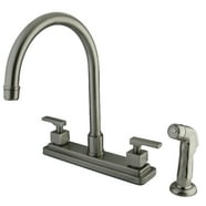 Kingston Brass FB7798KLSP Knight 8-Inch Centerset Kitchen Faucet with ...