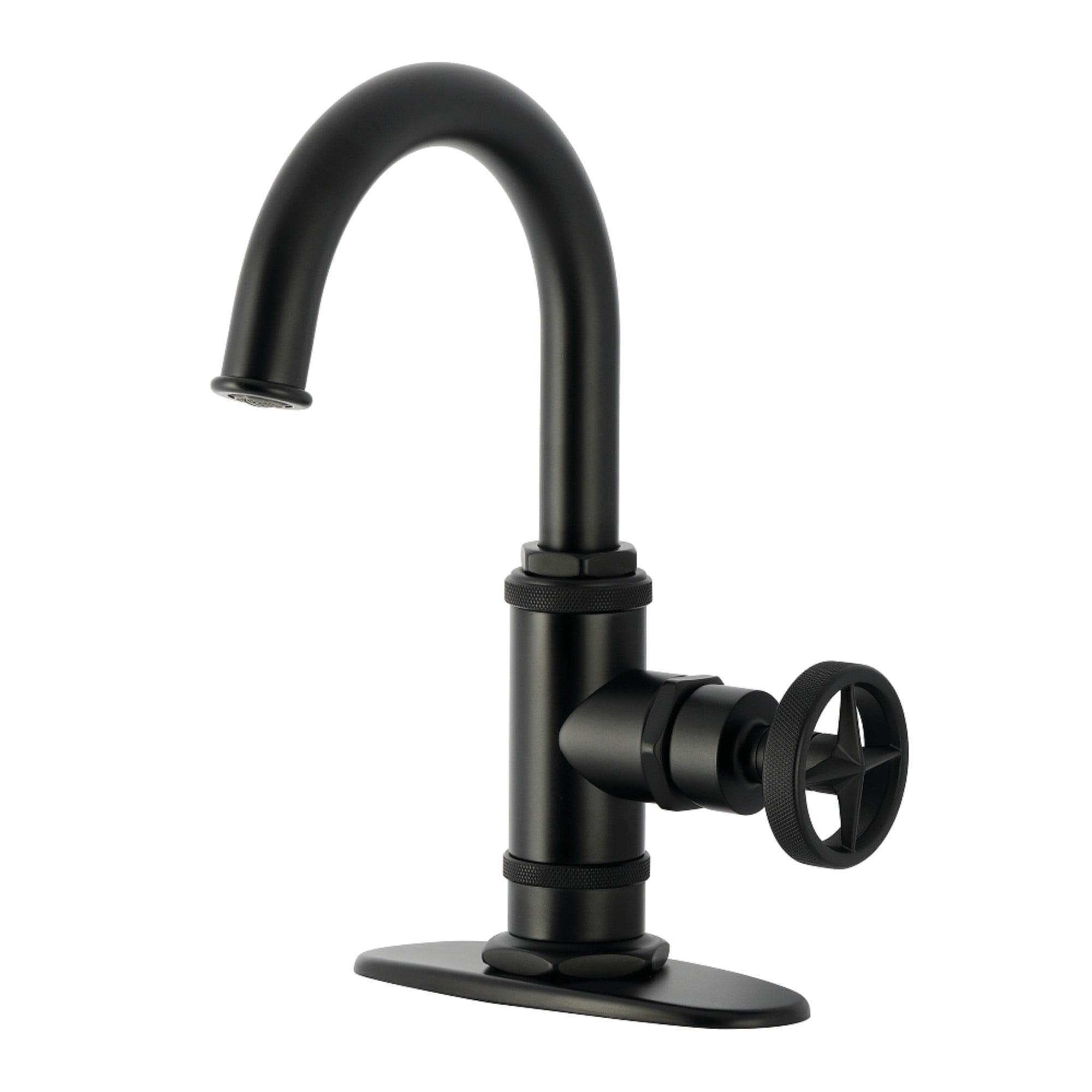 Kingston Brass KSD2210RNX Ostro One-Handle 1-Hole Bathroom Faucet with ...