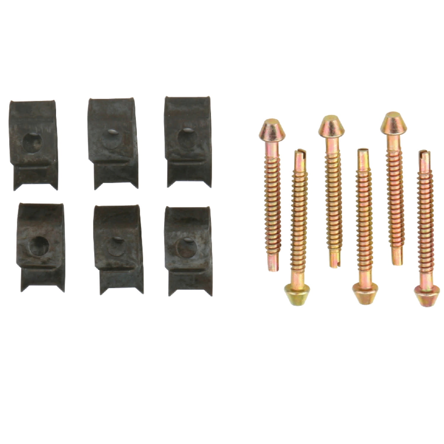 Kingston Brass KSHDWR6 Surface Mount Clip 6 Clips Pack - Walmart.com