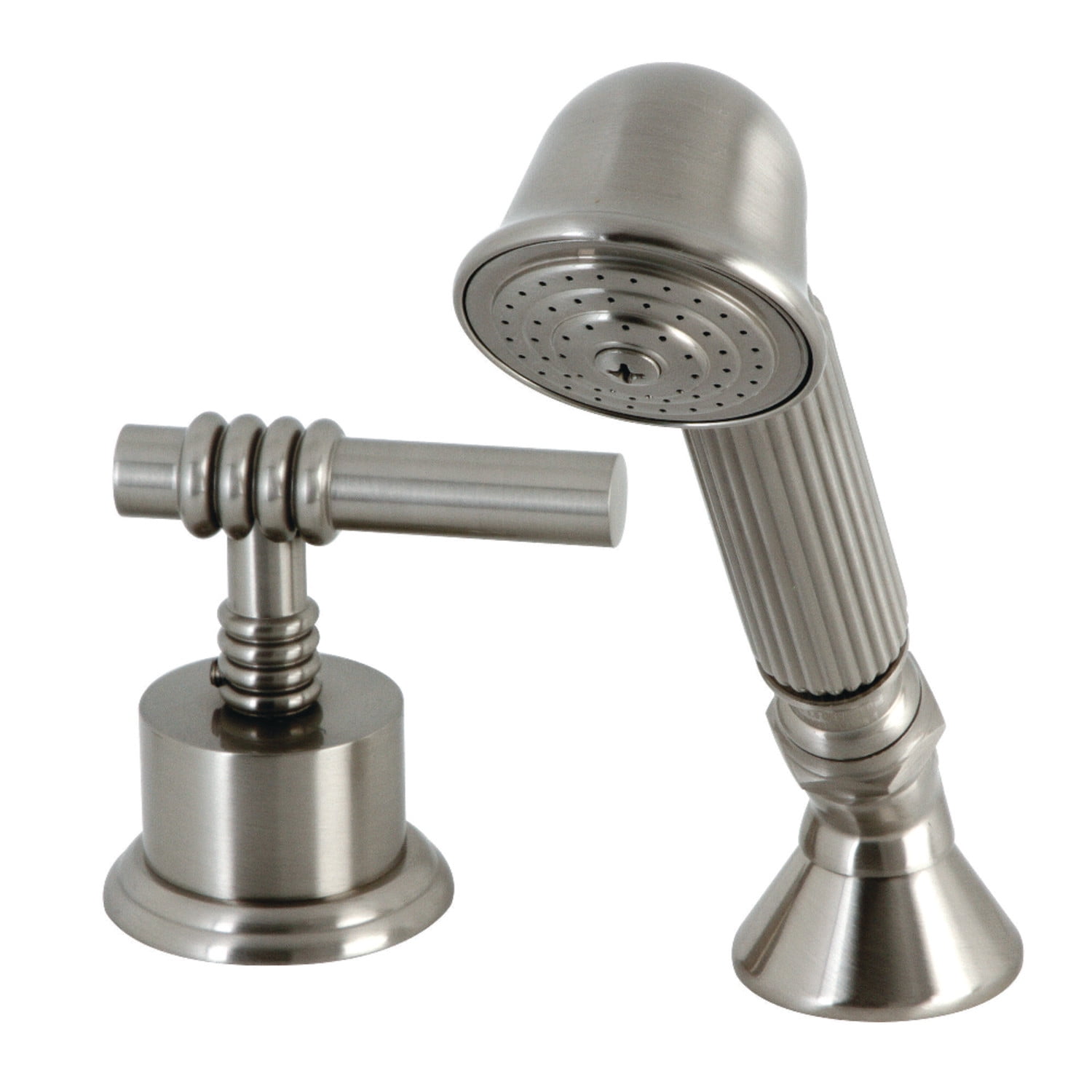 Kingston Brass KSK2368MLTR Deck Mount Hand Shower with Diverter for ...