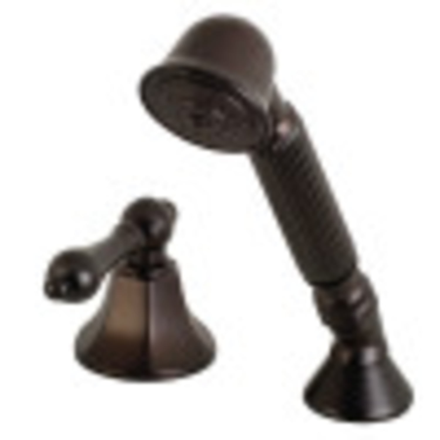 Kingston Brass KSK4305ALTR Deck Mount Hand Shower with Diverter for ...