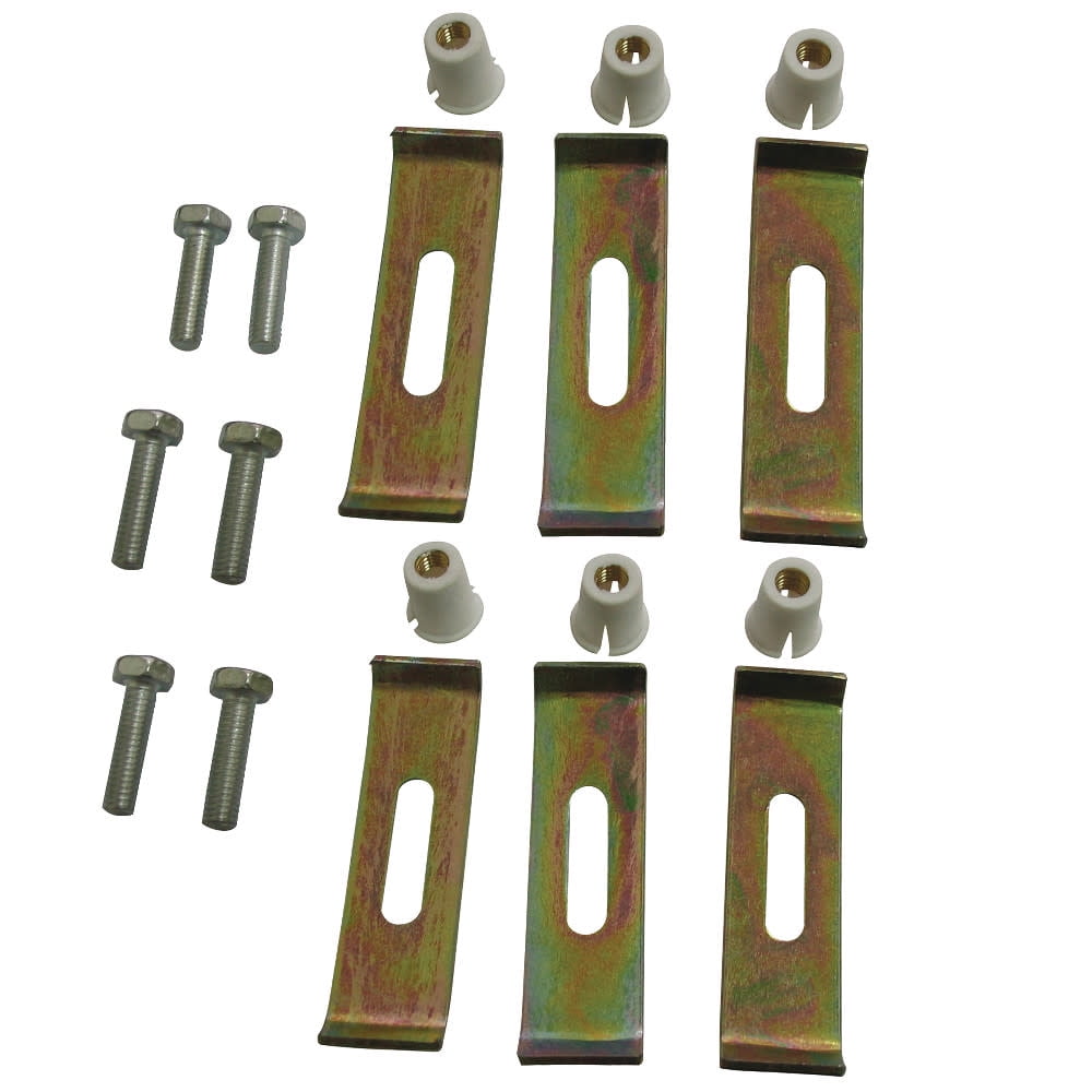 Kingston Brass KUHDWR6 Undermount Clip 6 Clips Pack - Walmart.com