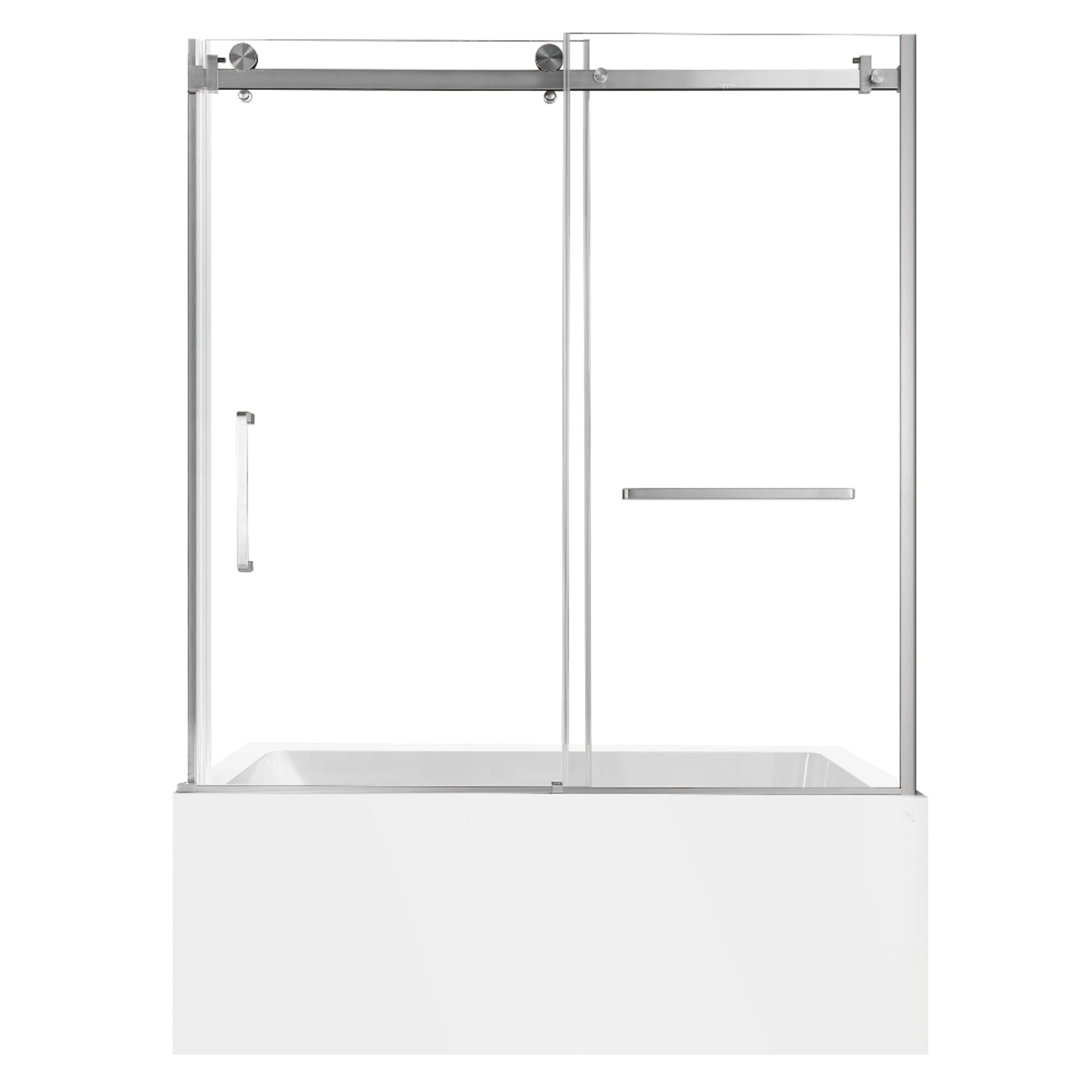 Kingston Brass KVTAP6032R228 60-Inch Acrylic Rectangular 3-Wall Alcove ...