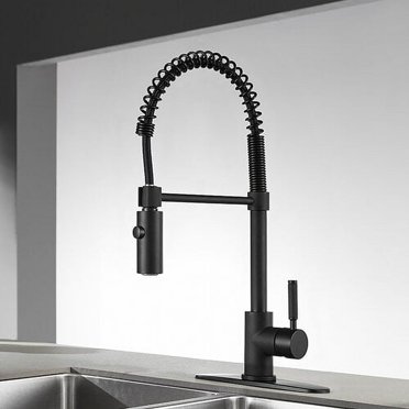 Kingston Brass Gs127.Px Heritage 1.8 GPM Widespread Bridge Pull Down Kitchen Faucet - - Walmart.com