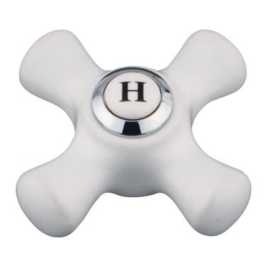 Kingston Brass Ksh116.Pxc Cold Porcelain Cross Handle, 3/8" X 16Pt ...