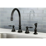 Kingston Brass Gs828.Dl Concord 1.8 GPM Widespread Bridge Pull Down Kitchen Faucet - - Walmart.com