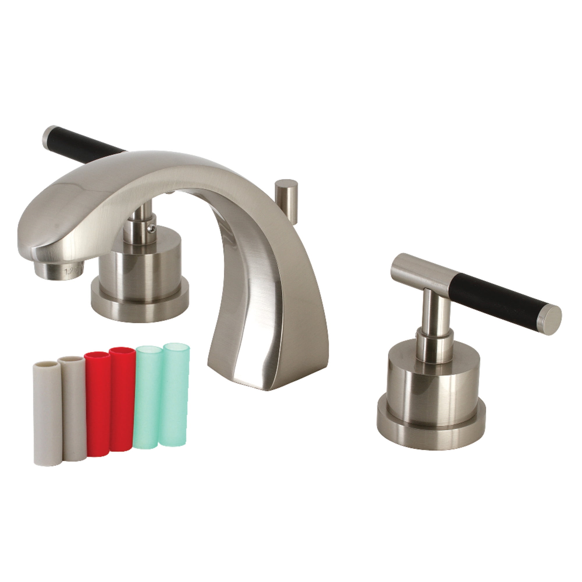 Kingston Brass KS4988CKL Kaiser Widespread Bathroom Faucet with Brass ...