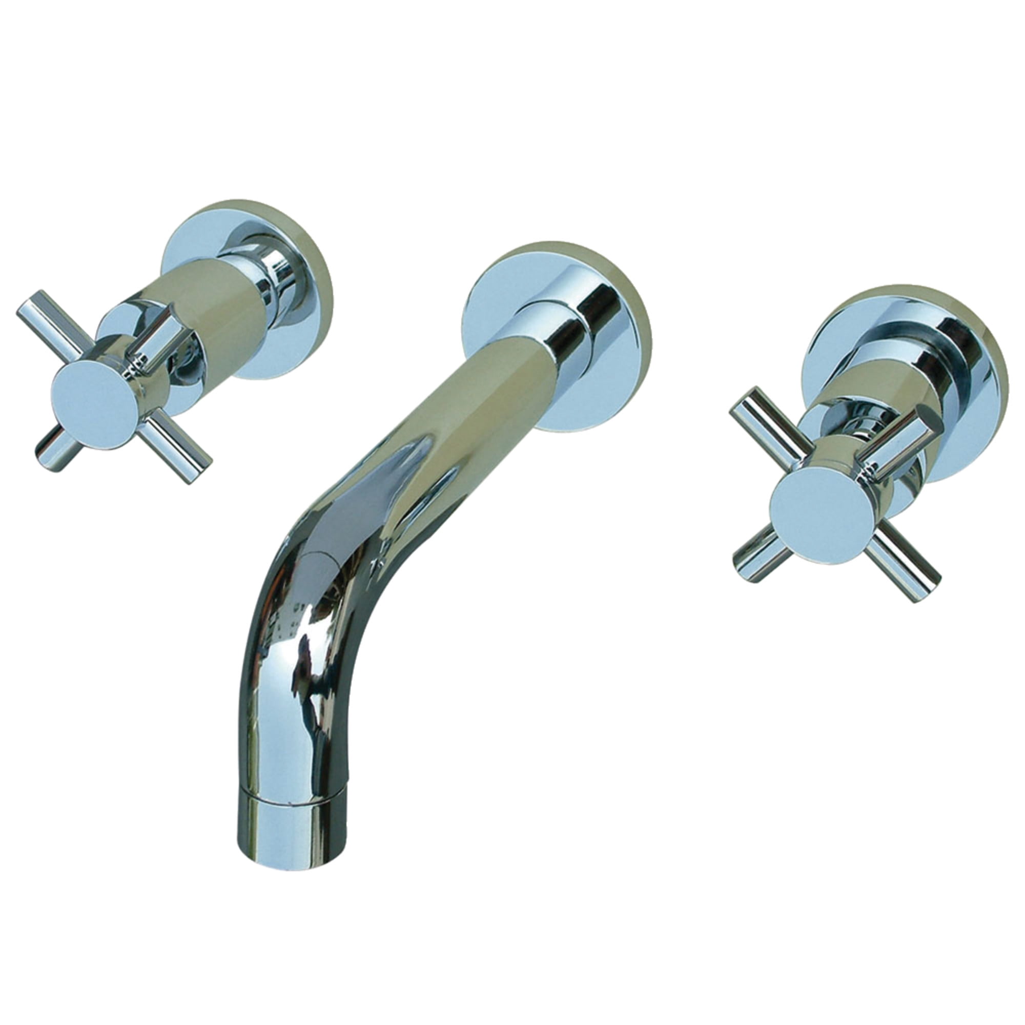 Kingston Brass KS8121DX Concord Double-Handle 3-Hole Wall Mount ...