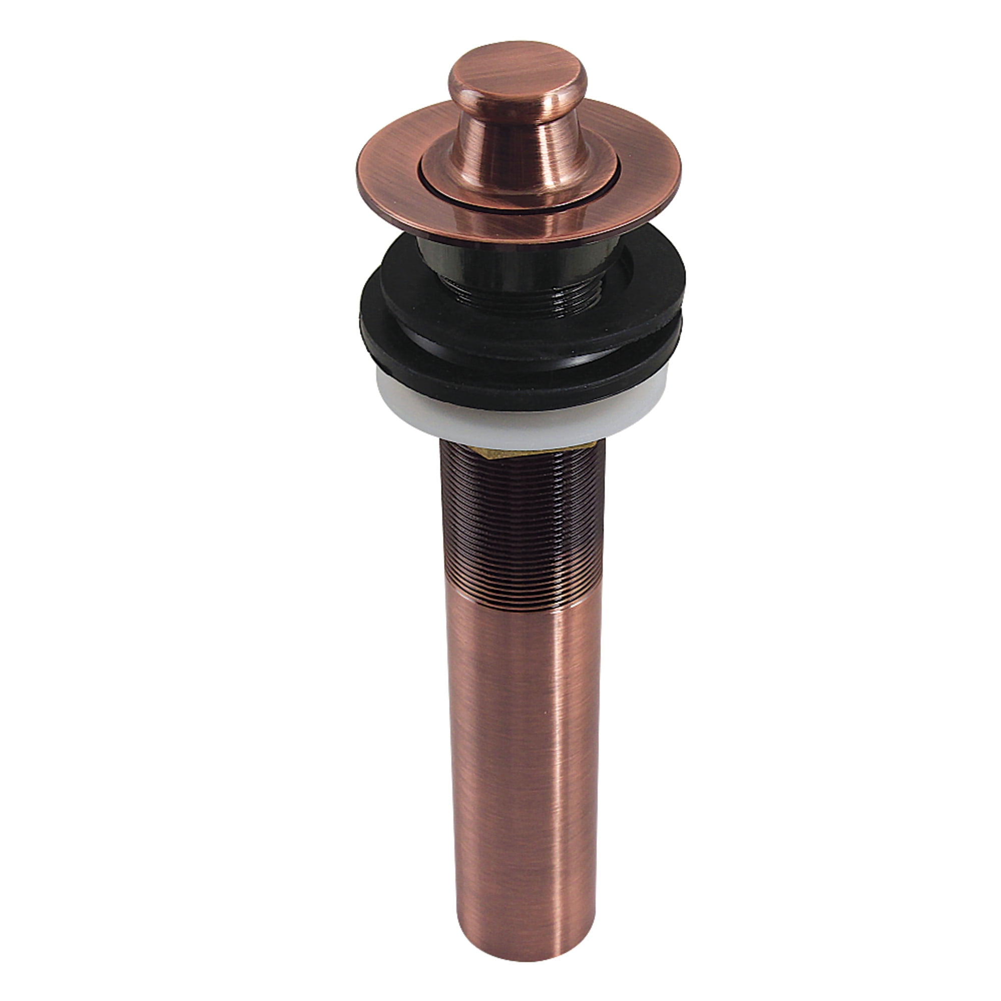 Kingston Brass KB300AC Lift and Turn Sink Drain with Overflow, 17 Gauge ...