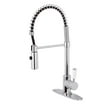 Kingston Brass Ls877.Dkl Kaiser 1.8 GPM Single Hole Pre-Rinse Pull Down ...
