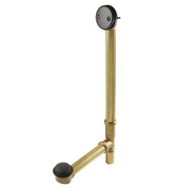Kingston Brass CC2088 Clawfoot Tub Waste & Overflow Drain, Brushed ...