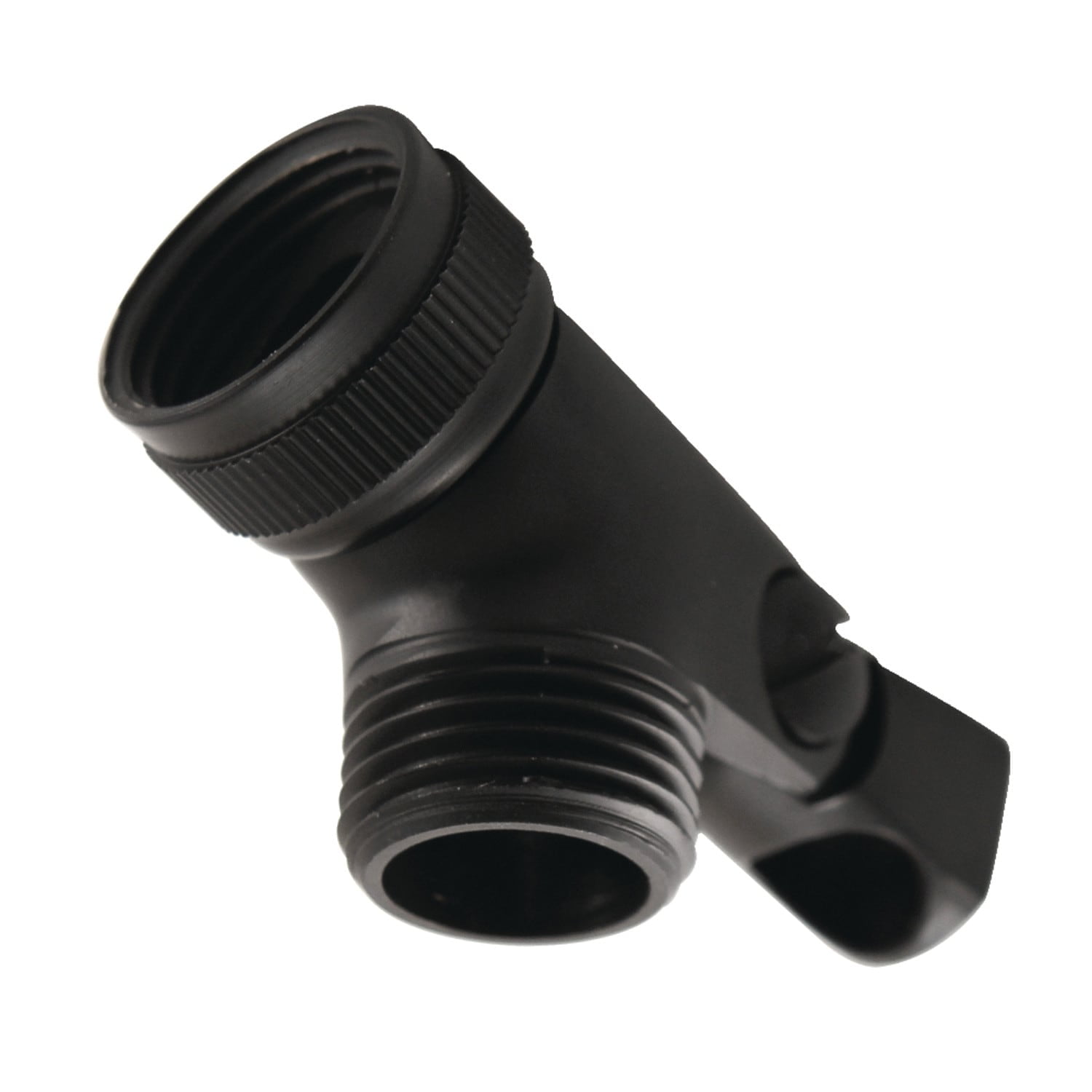 Kingston Brass Showerscape Swivel Shower Connector Matte Black Brushed ...